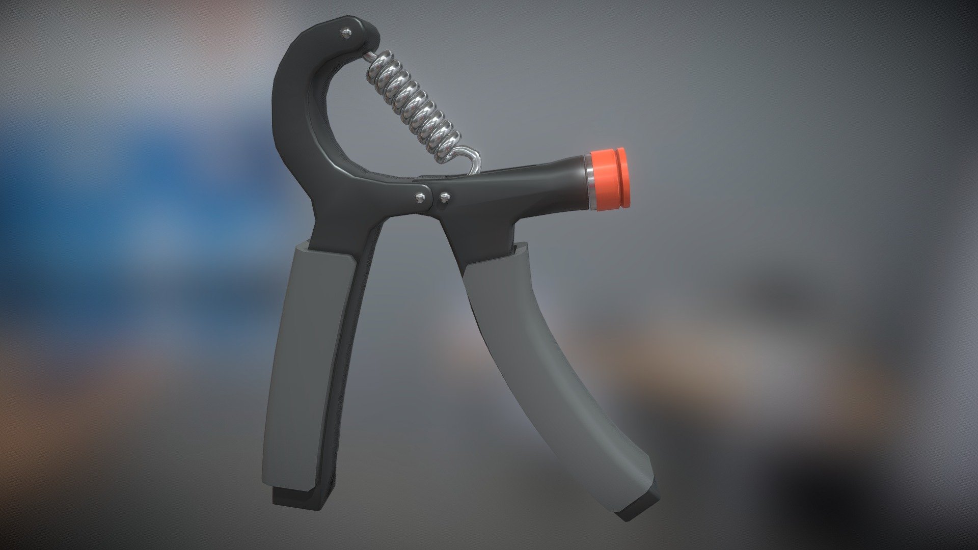 Hand Grip Strenghtener Lowpoly - Download Free 3D model by tamminen ...