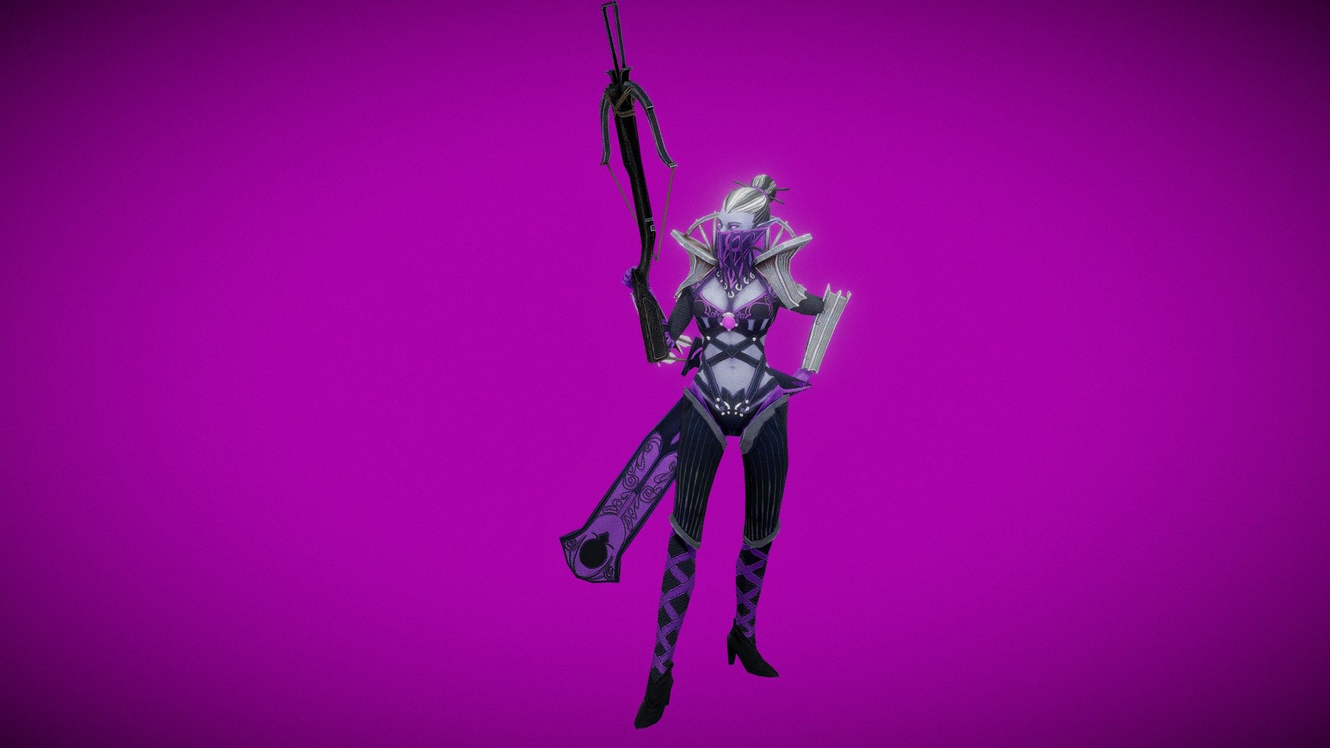 Violet Elf Archer - Buy Royalty Free 3D model by Luna Studio ...