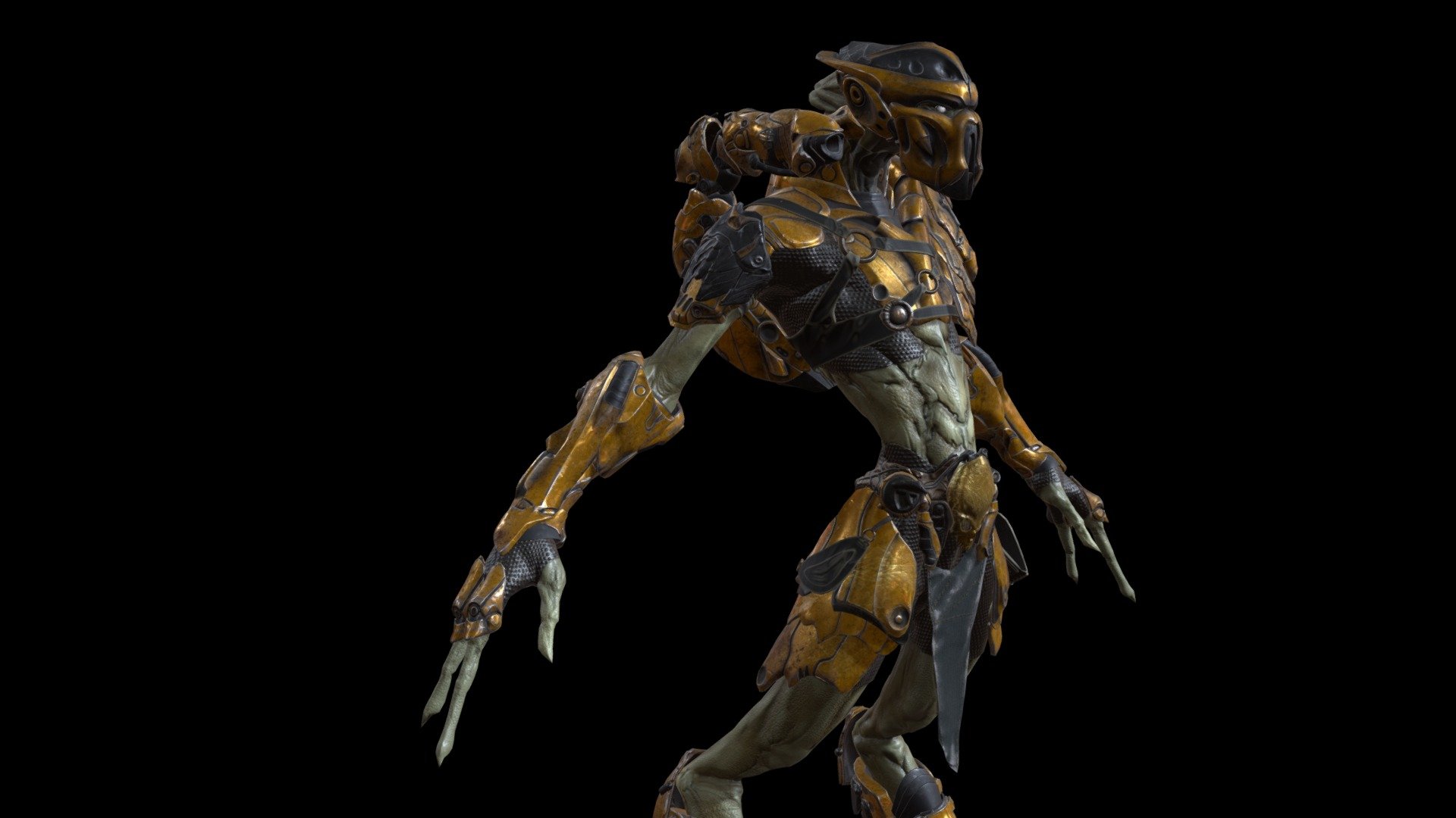AlienHunter - Buy Royalty Free 3D model by dremorn [401f977 ...