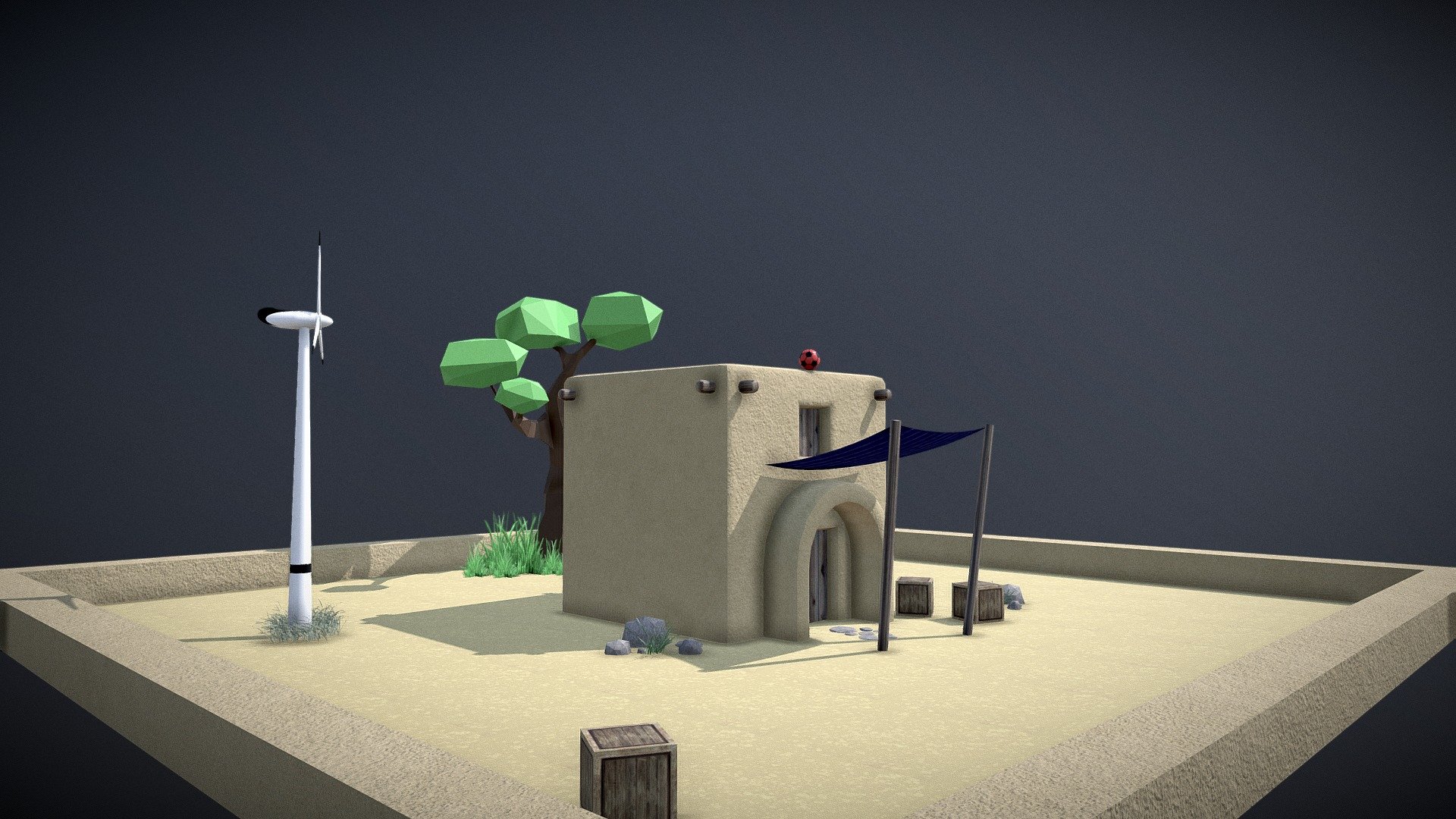 Declan Barrett N10219358 CGI Assignment 1 Final - 3D model by ...
