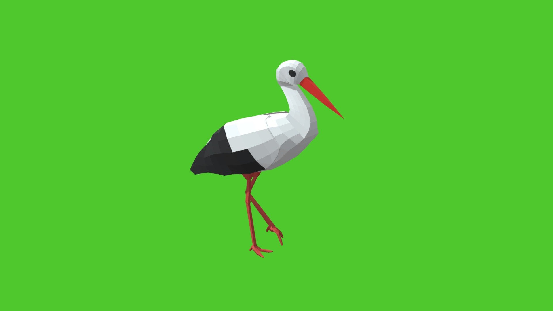 stork-lowpoly - Download Free 3D model by tech.service.allwe [401ff60 ...