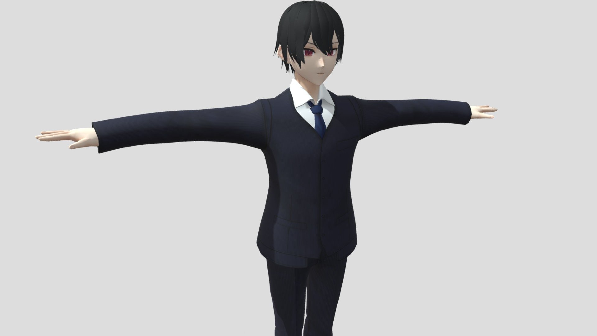 【Anime Character】Dylan (Suit/Unity 3D) - Buy Royalty Free 3D model by ...