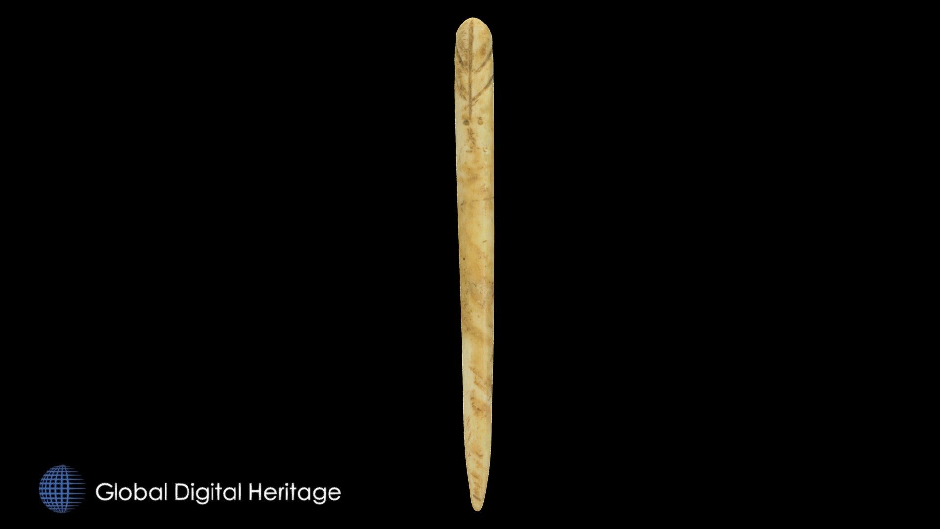 HL02-134 Bone Pin, Hot Springs Village, Alaska - Download Free 3D model ...