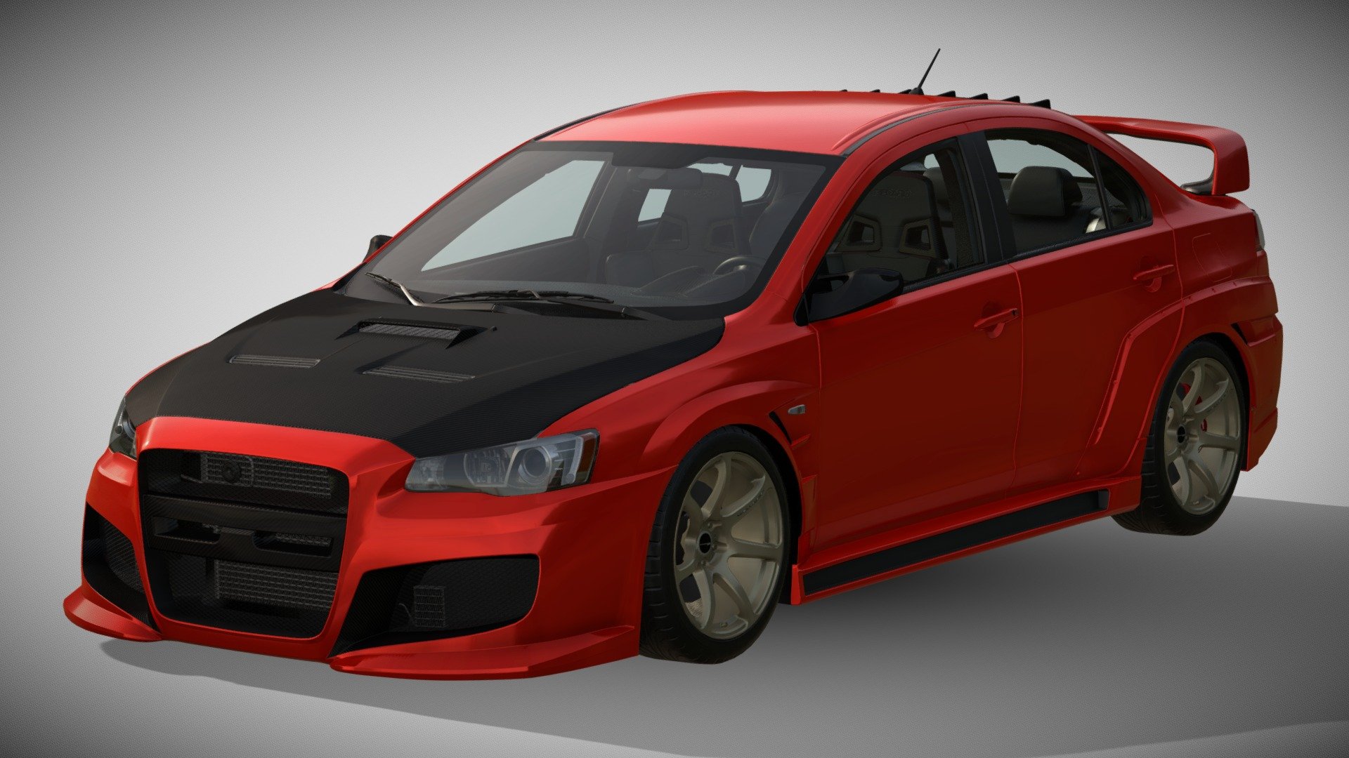 2011 Charge Speed Mitsubishi Lancer Evo X Type-1 - Download Free 3D ...
