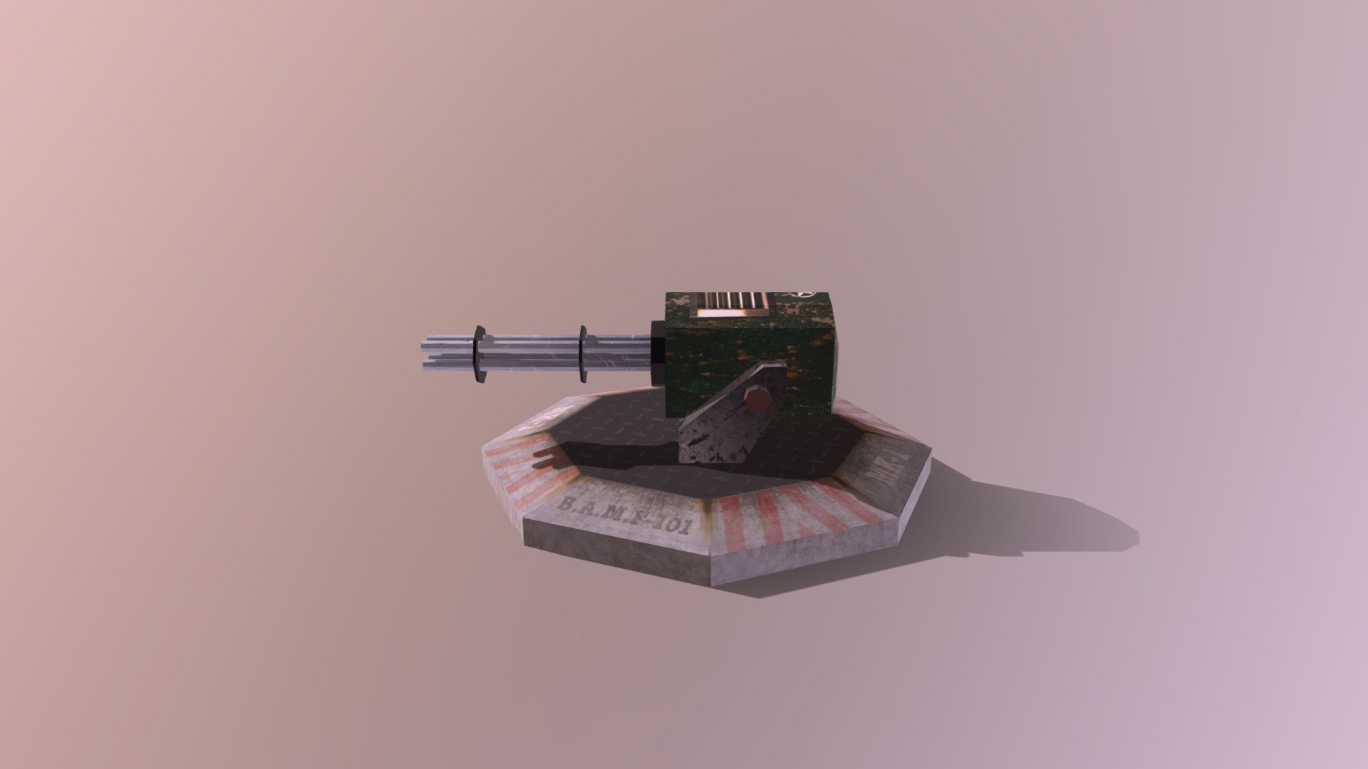 Gun Turret - Download Free 3D model by KevTheDev [40231d4] - Sketchfab