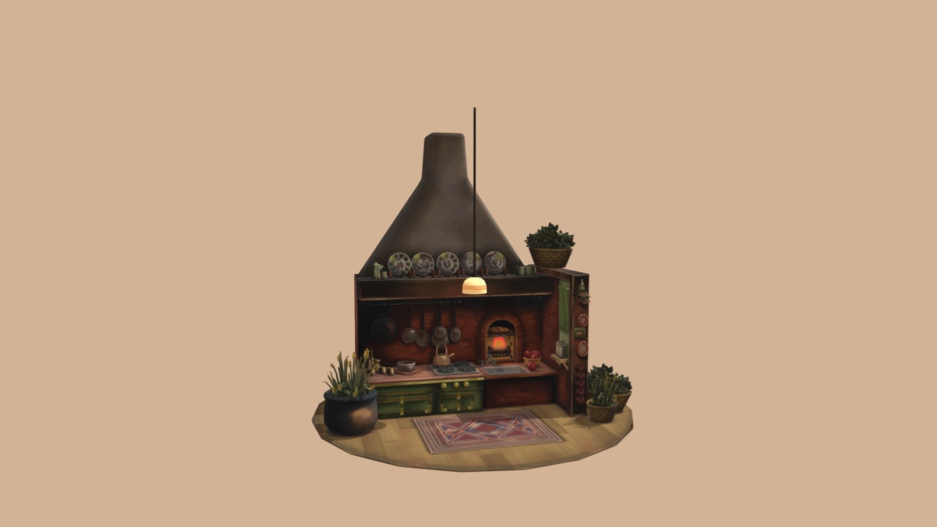 Spirited Away - Zeniba's Kitchen - 3D model by allthingsnice [4023f1c ...