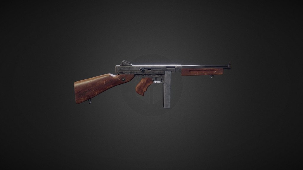 M1A1 Thompson - 3D model by celtic99 [402443e] - Sketchfab