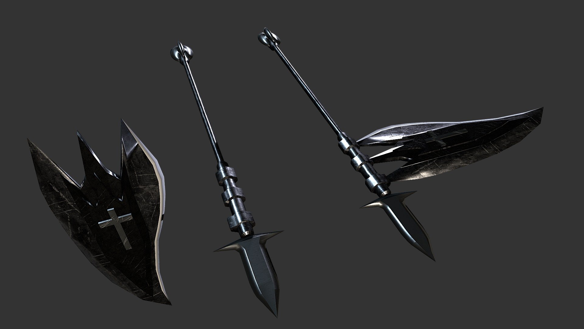 shield scythe - 3D model by tackettn1 [4024a7f] - Sketchfab