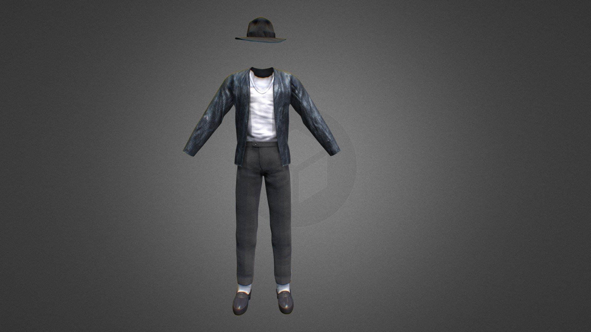 Michael Jackson Billie Jean Outfit - Buy Royalty Free 3D model by ...