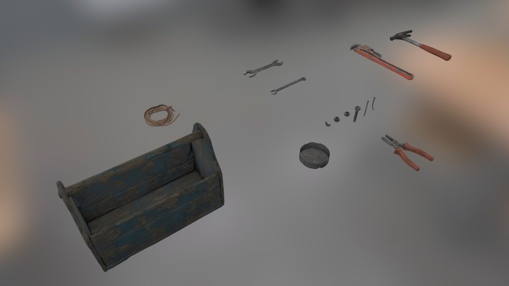 Tools Props - 3D model by dj_ruska [4028471] - Sketchfab