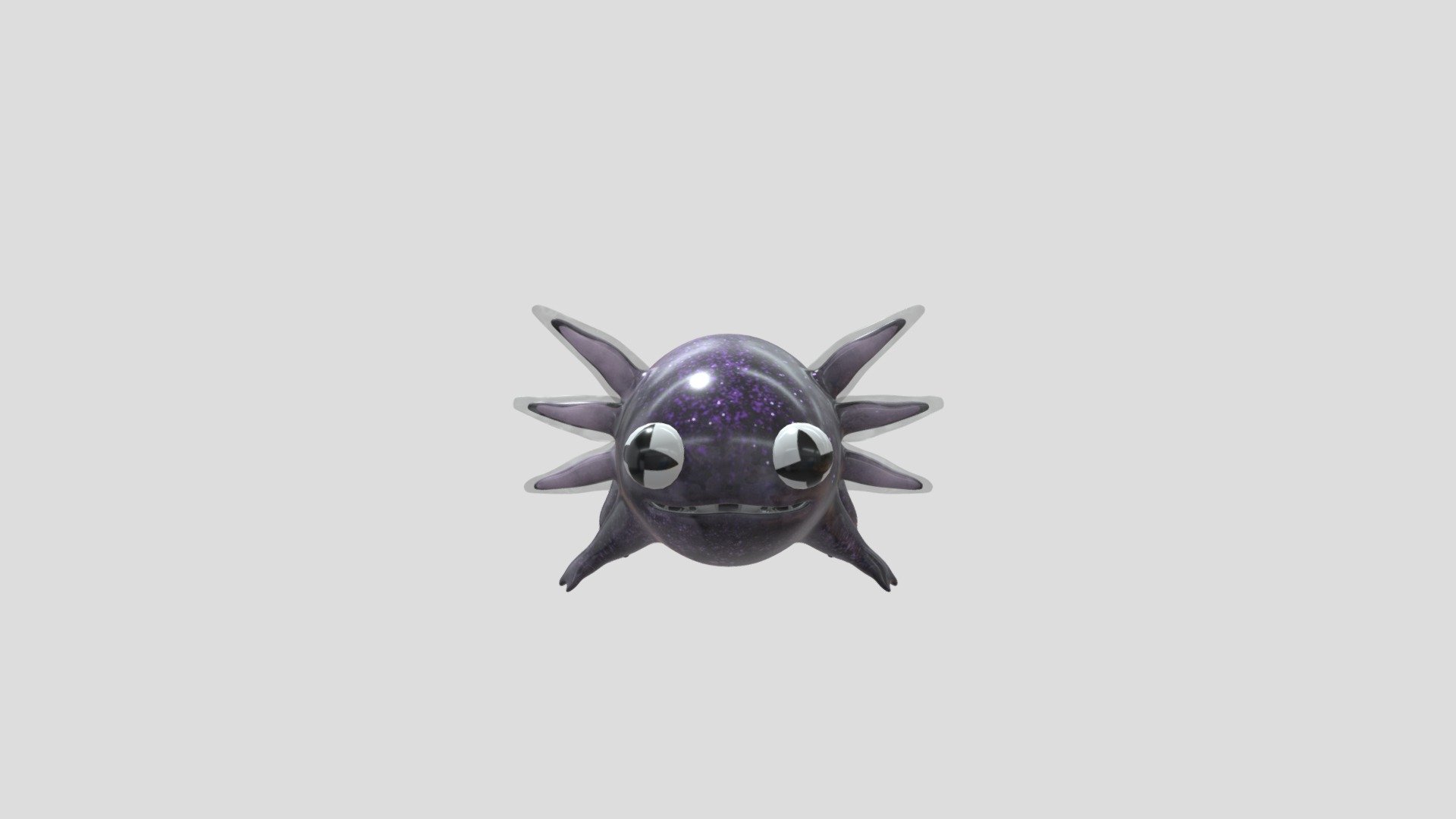 Alien Axolotl Creature Model - 3D model by jessicaha [402a7c0] - Sketchfab