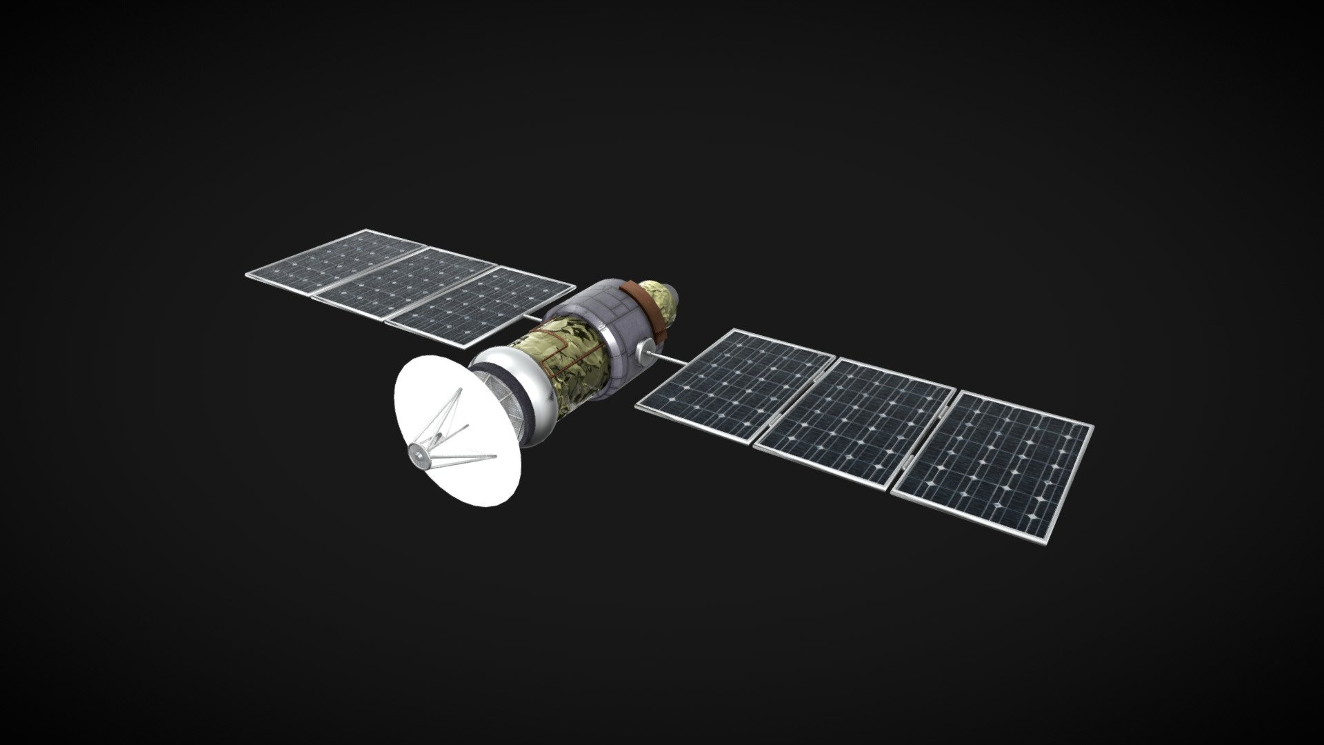 Satellite - Download Free 3D model by ilarioseb [402afb3] - Sketchfab