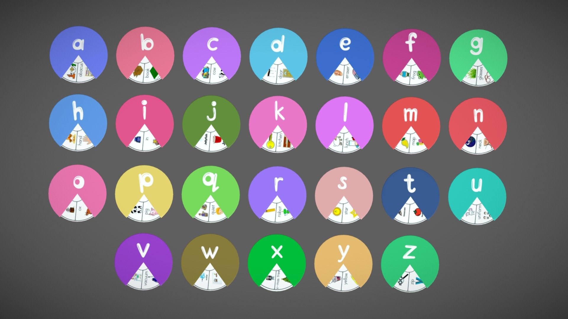 Alphabet Spin & Learn Wheel - 3D model by arloopa [402afba] - Sketchfab