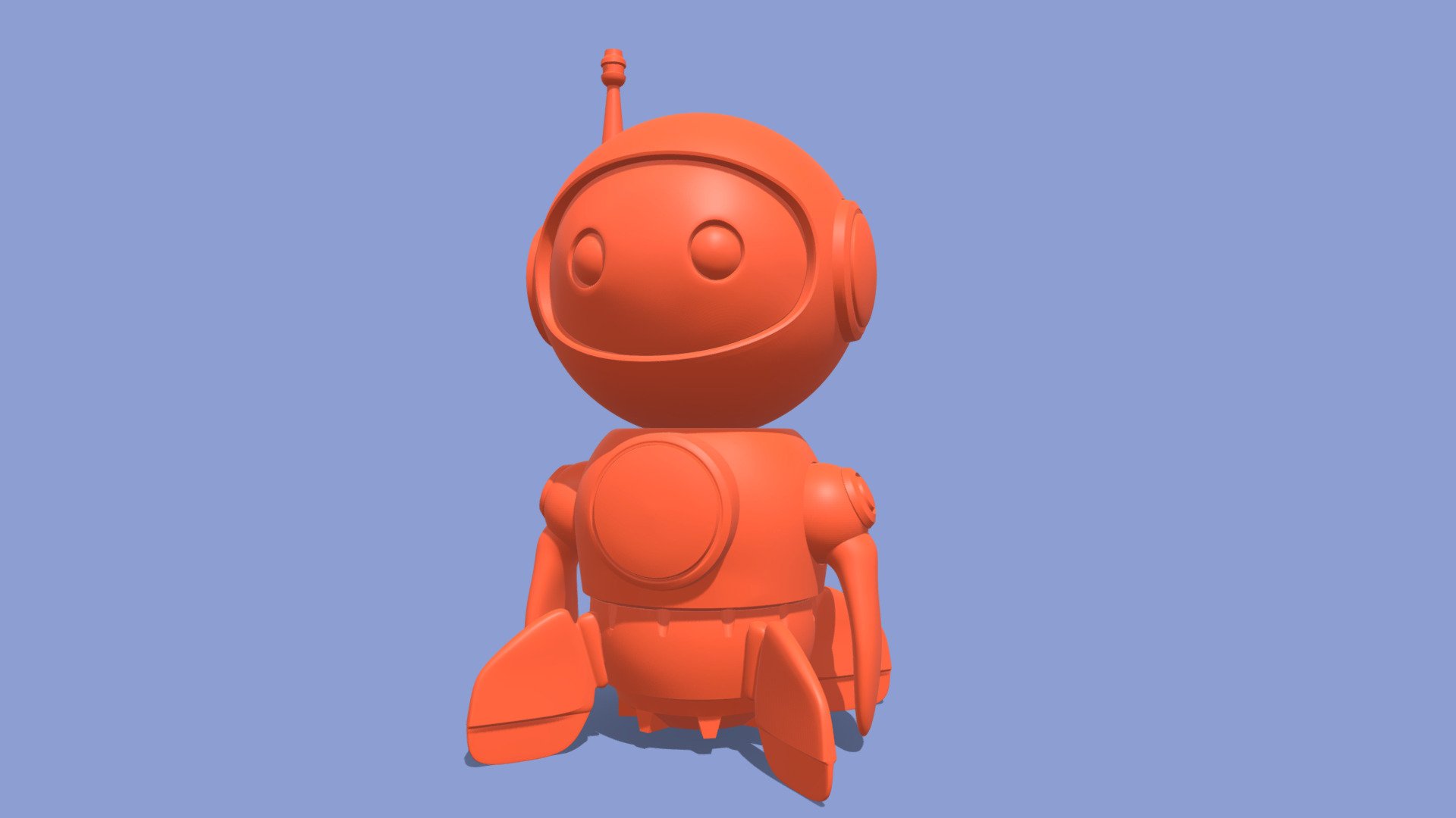 Retrobot - 3d Printable Object Assortment (STL) - Buy Royalty Free 3D model by LB3D (@alienated ...