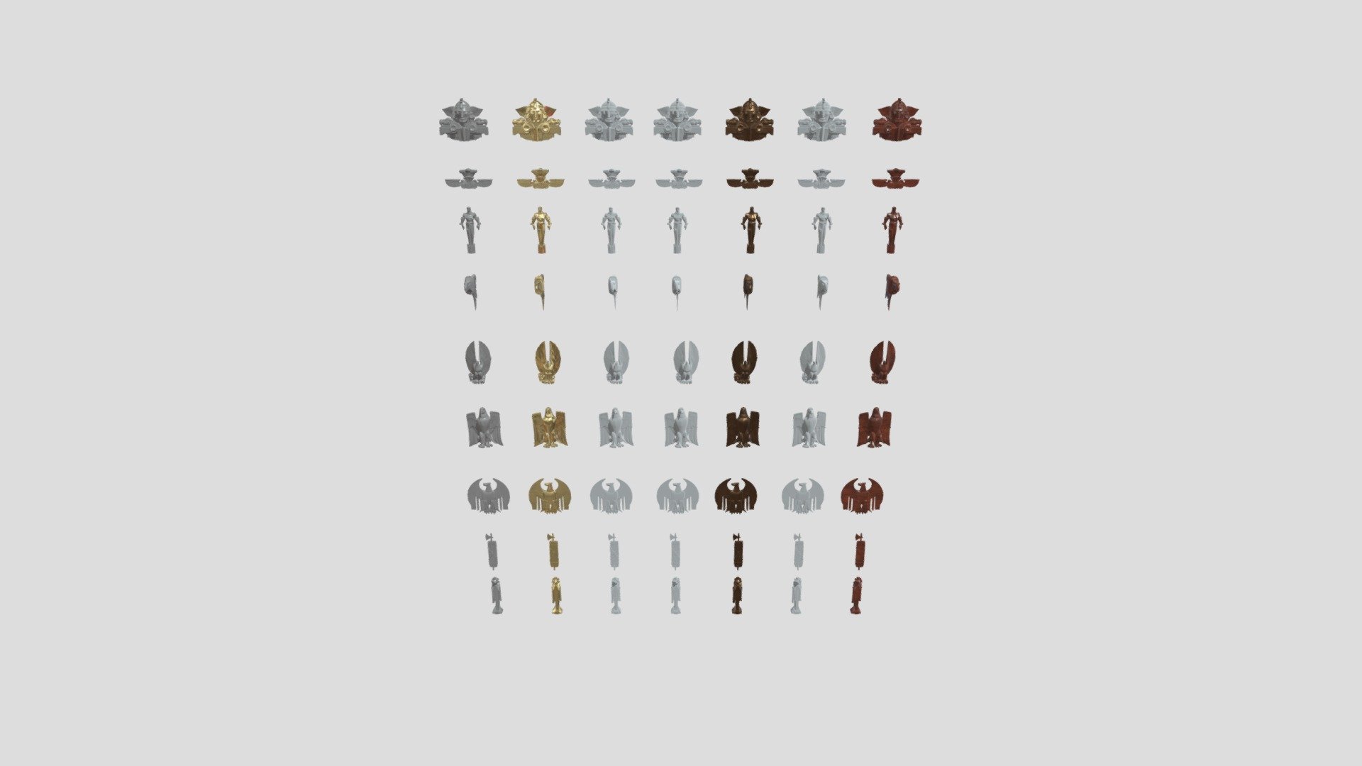 Mega Architectural Ornaments & Emblems Bundle - Download Free 3D model ...