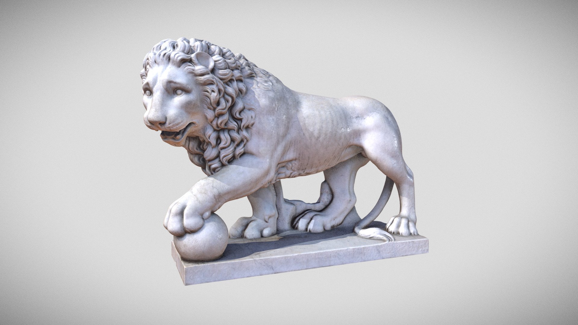 León de José Bellver - Jardines de Monforte - Download Free 3D model by ...