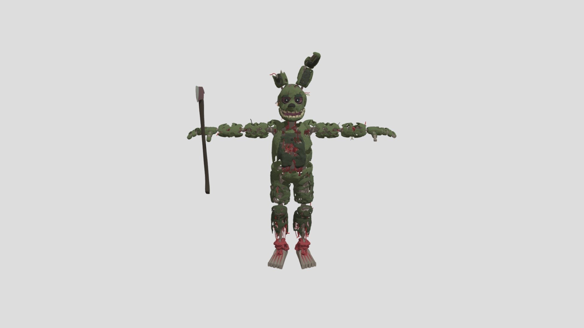 Springtrap PC2 (Textures + Rig) - Download Free 3D model by DonaldDucc ...
