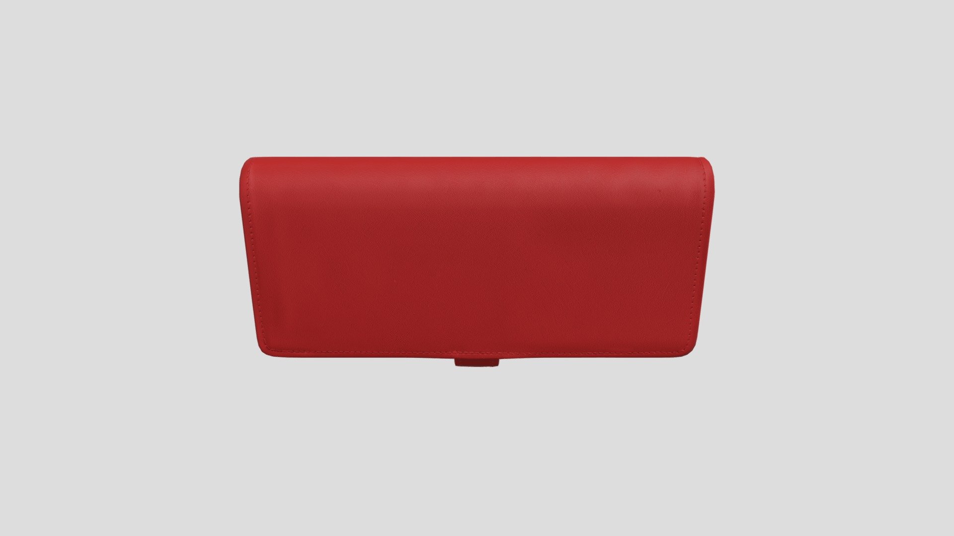 Ladies Long Wallet Red Obj - 3D model by Etsuko Susui (@btsm0714 ...