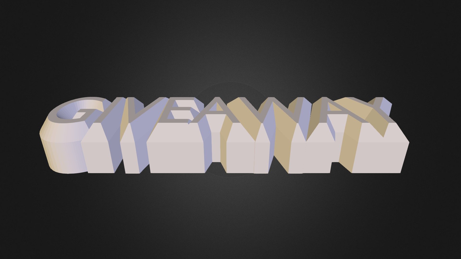 giveaway - 3D model by ur3d.ie [4035903] - Sketchfab