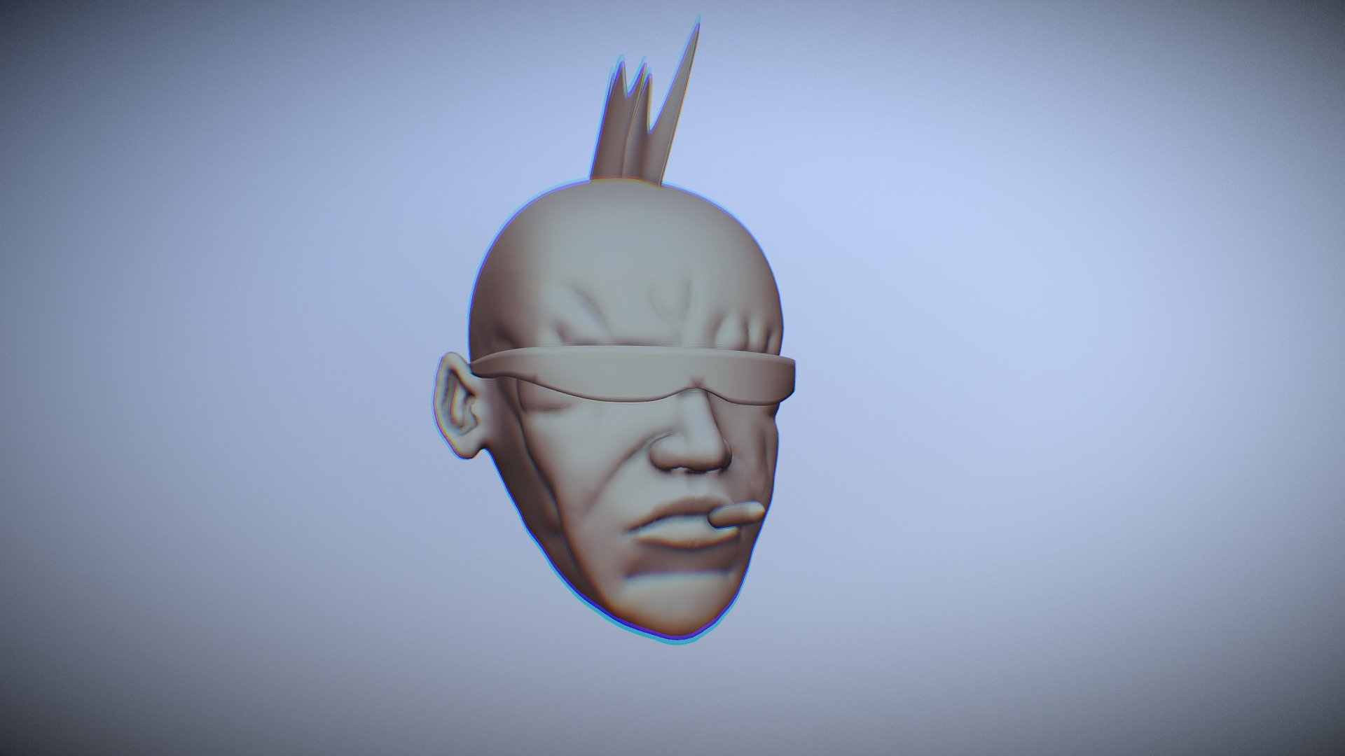 Retro Punk for #sculptjanuary18 - 3D model by Slime103 [40368d9 ...