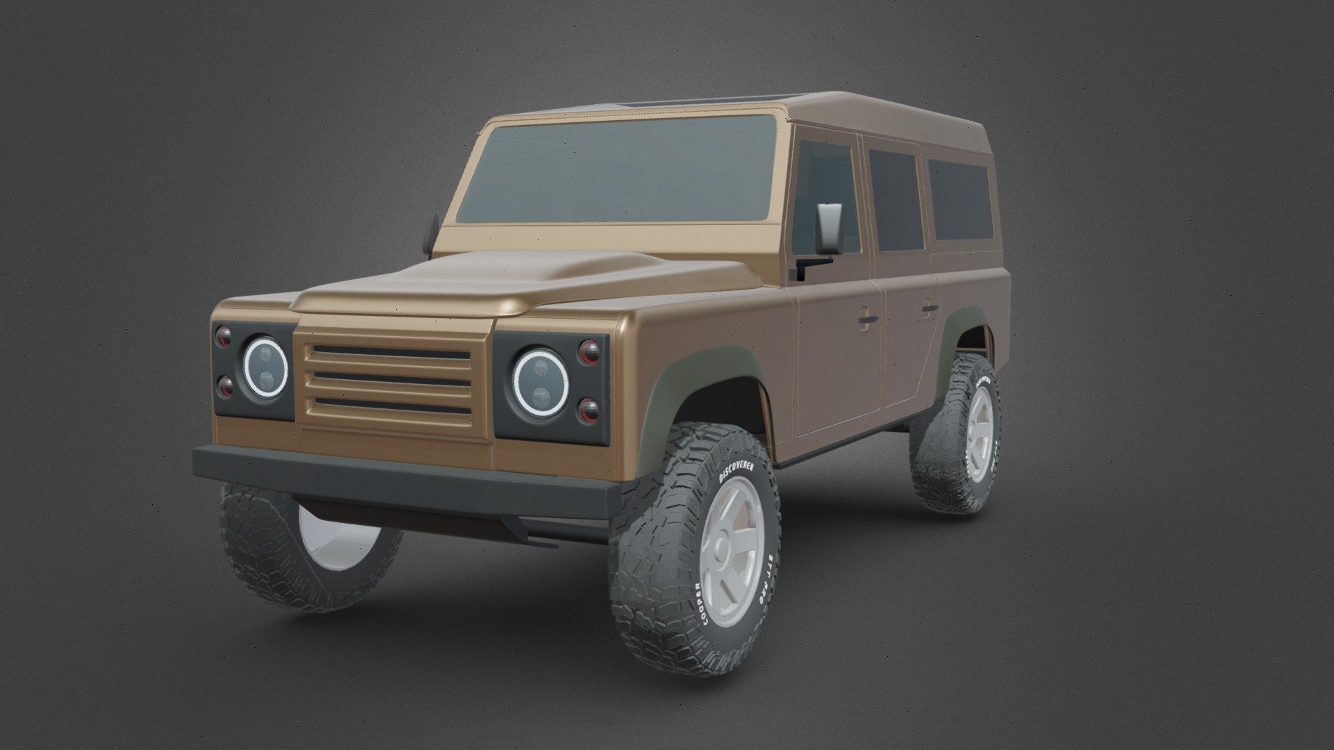 Land Rover Defender 110 - 3D model by Michal Matczak (@michalmatczak ...