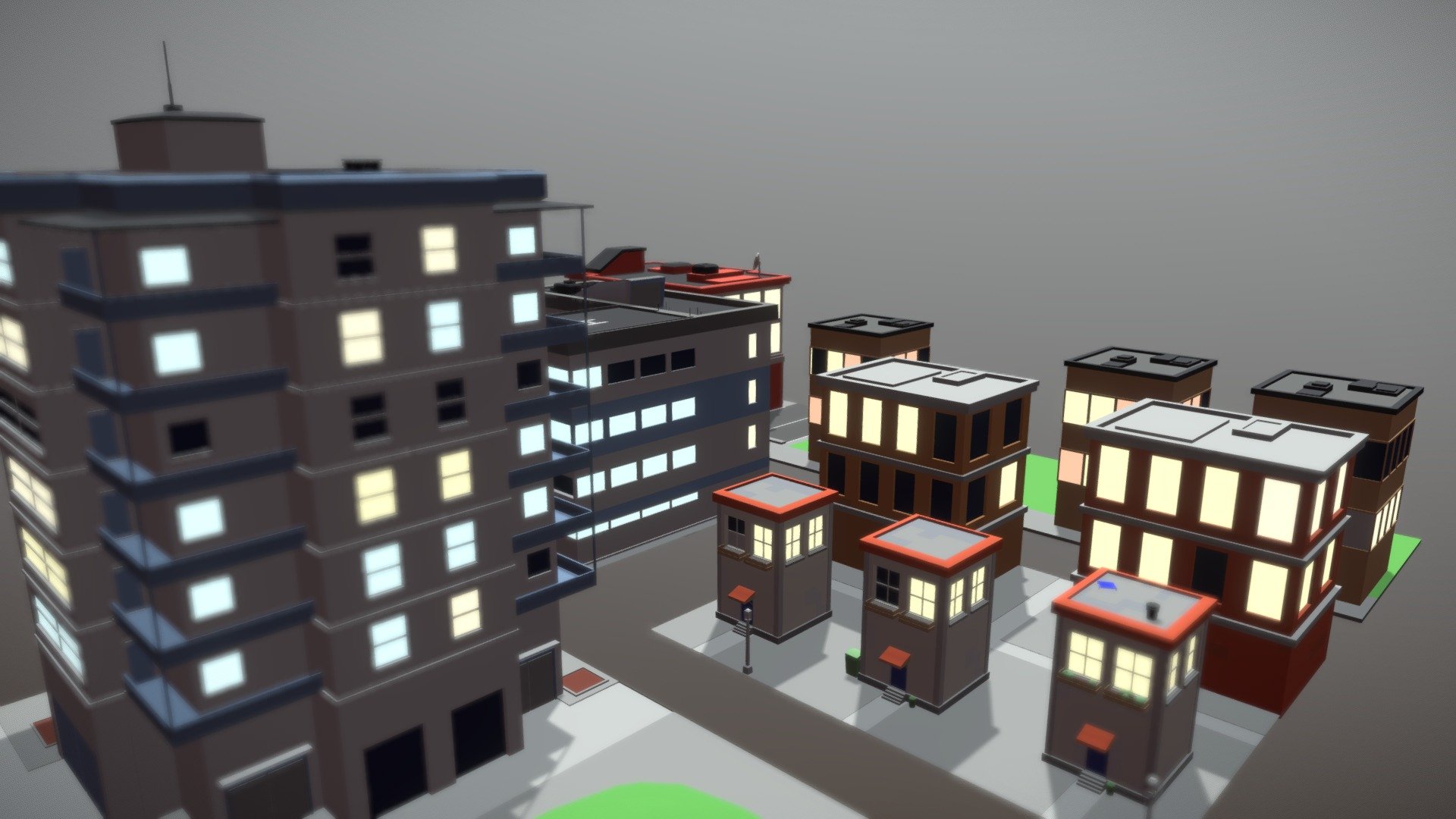 Low Poly World/ City starter pack - Download Free 3D model by JG3D (@jg ...