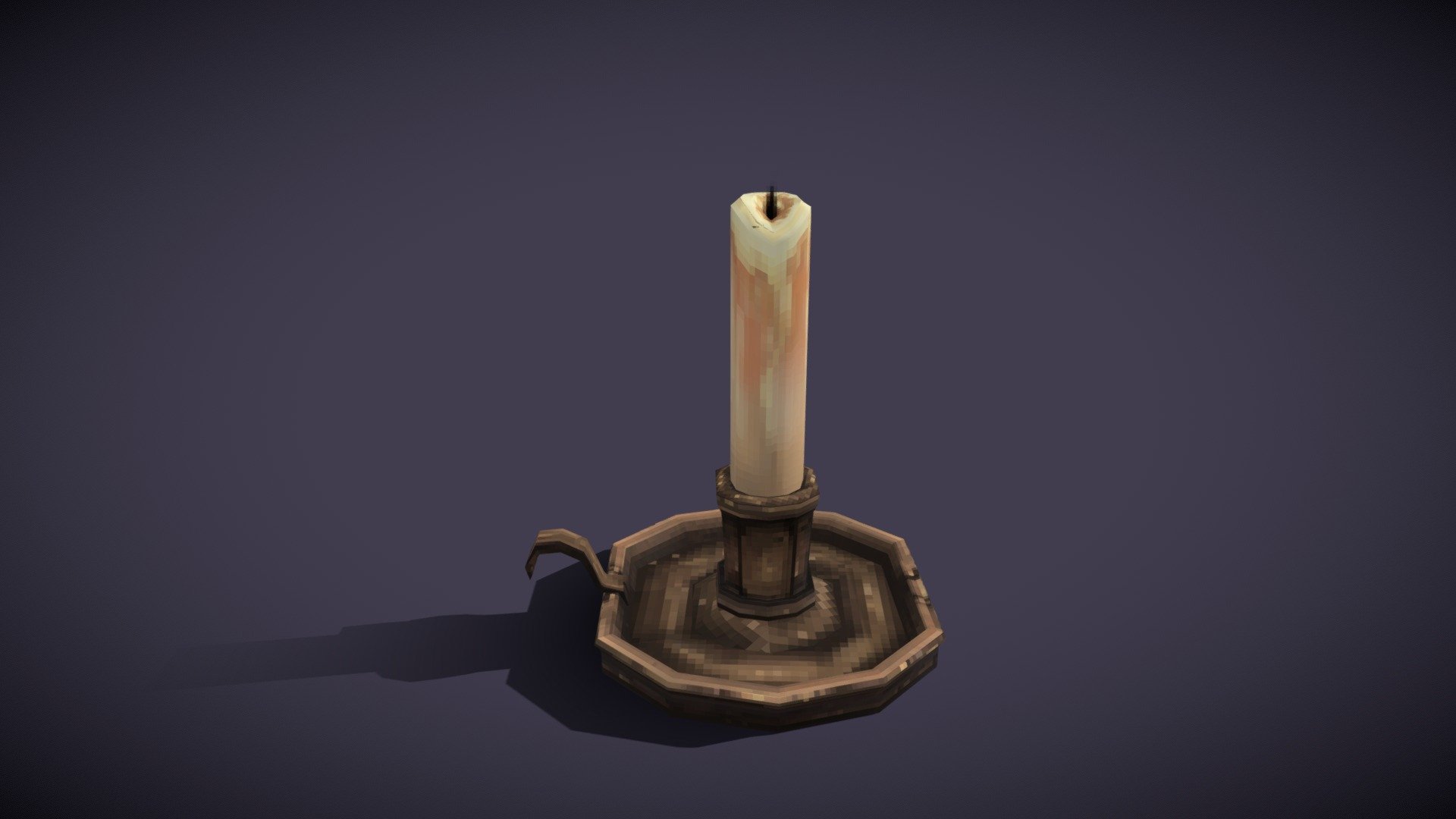 [LOW-POLY] Chamber Candle - Download Free 3D model by antqs [4039ceb ...