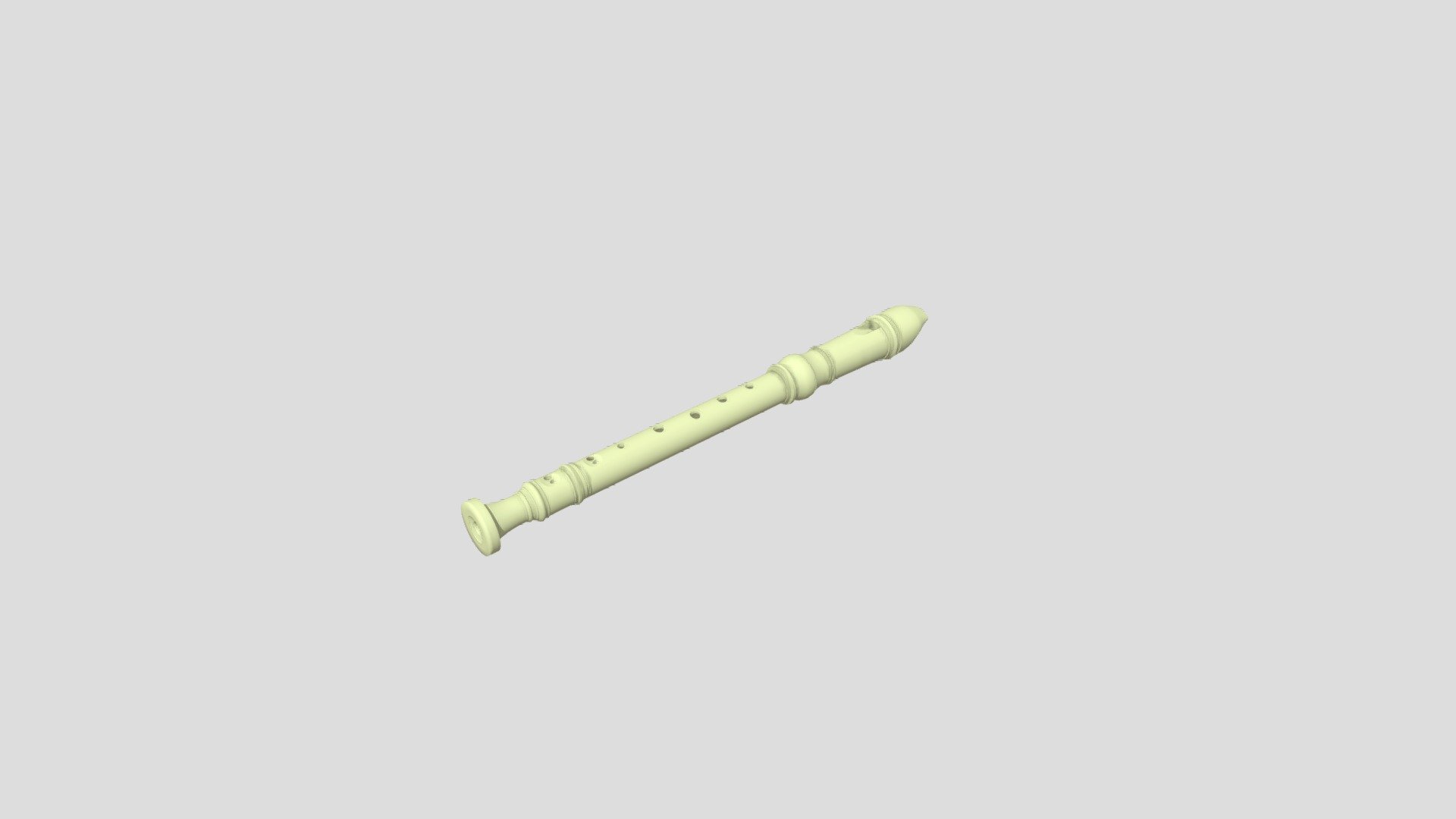 Recorder - 3D model by isabellevth (@isabellevantolh) [403bacb] - Sketchfab