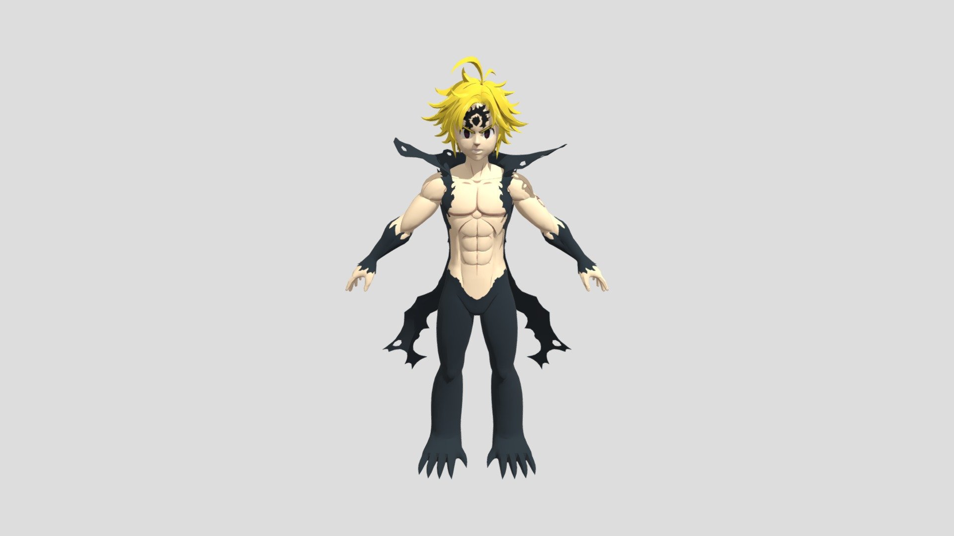 meliodas asalto - Download Free 3D model by GUREN (@ol.serranoromero ...