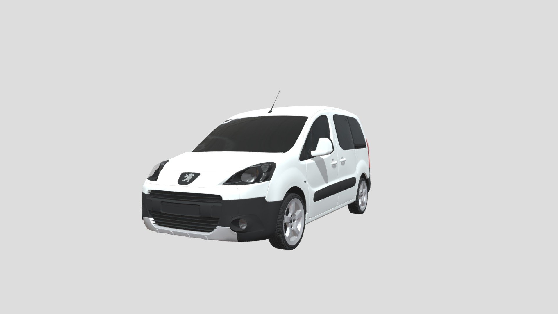 Peugeot Partner Tepee - Download Free 3D model by KOElkast1007 ...