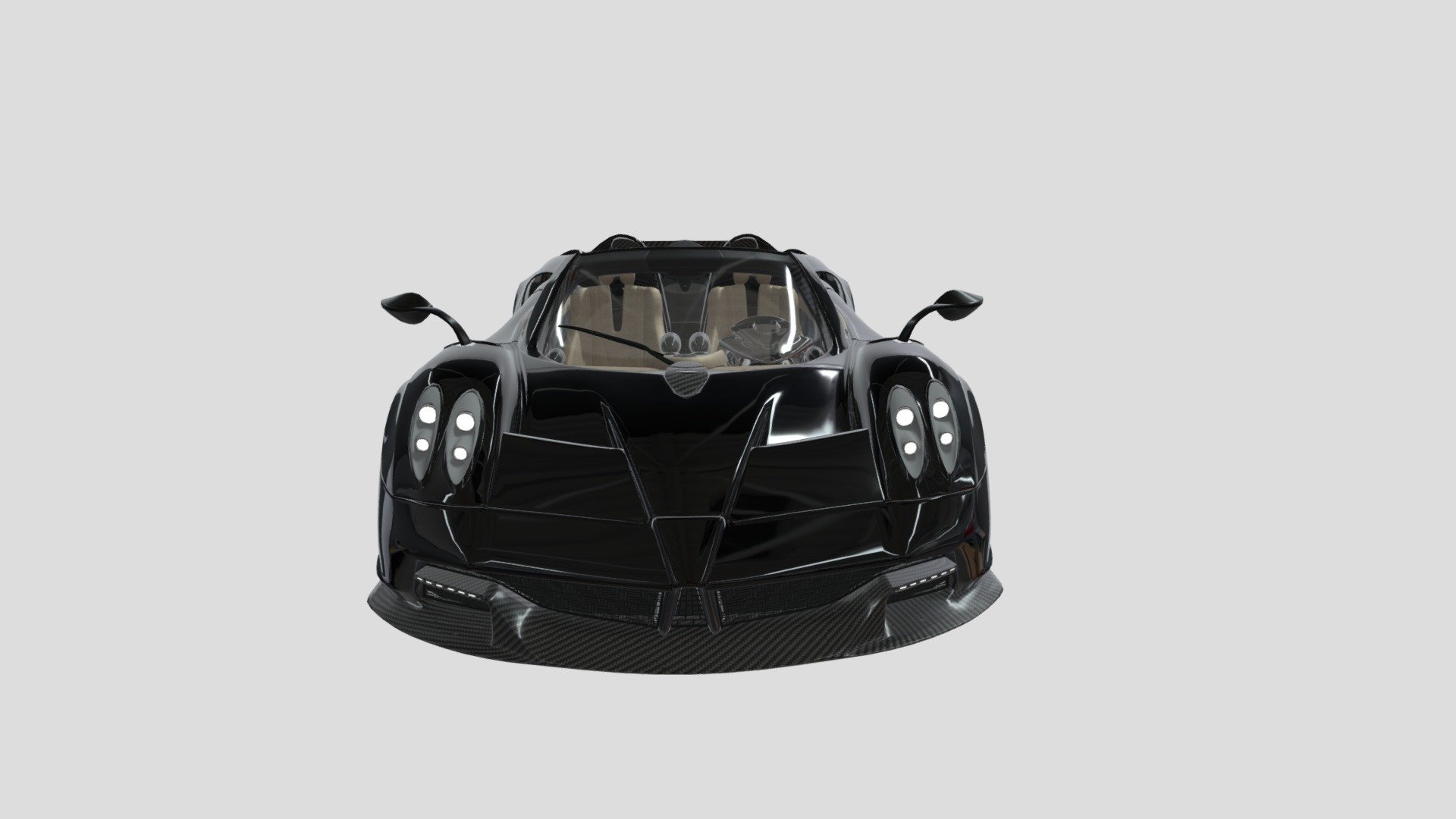Pagani_Huayra - 3D model by masoomalis341 [403db38] - Sketchfab