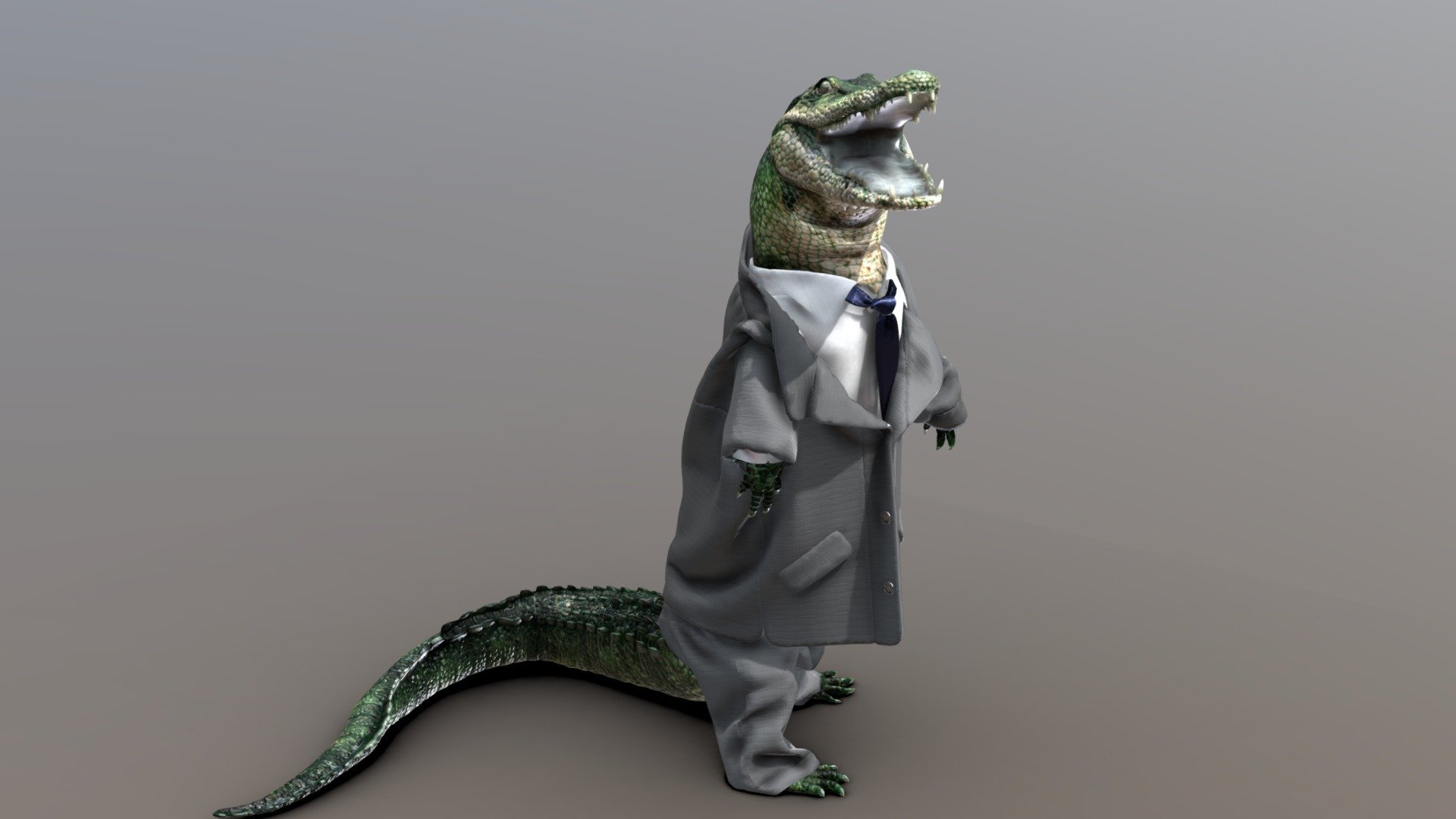 American Alligator X Suit - 3D model by NestaEric [403ee78] - Sketchfab
