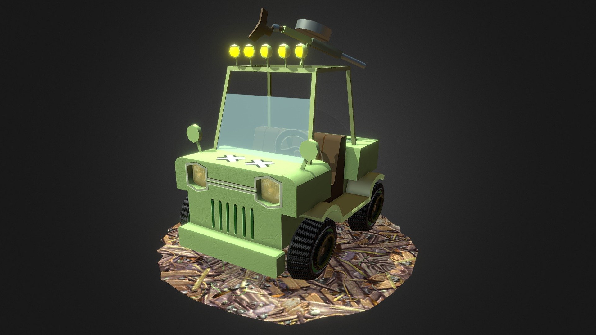 Cartoon Jeep - Buy Royalty Free 3D model by skunkworks [4041d60 ...