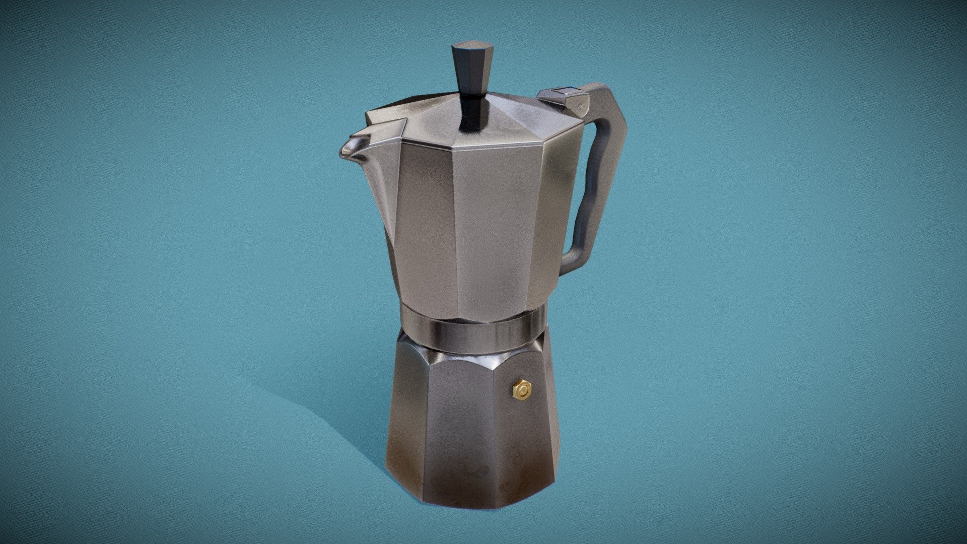 Moka Coffee Pot - Download Free 3D model by shaqsh [404286b] - Sketchfab