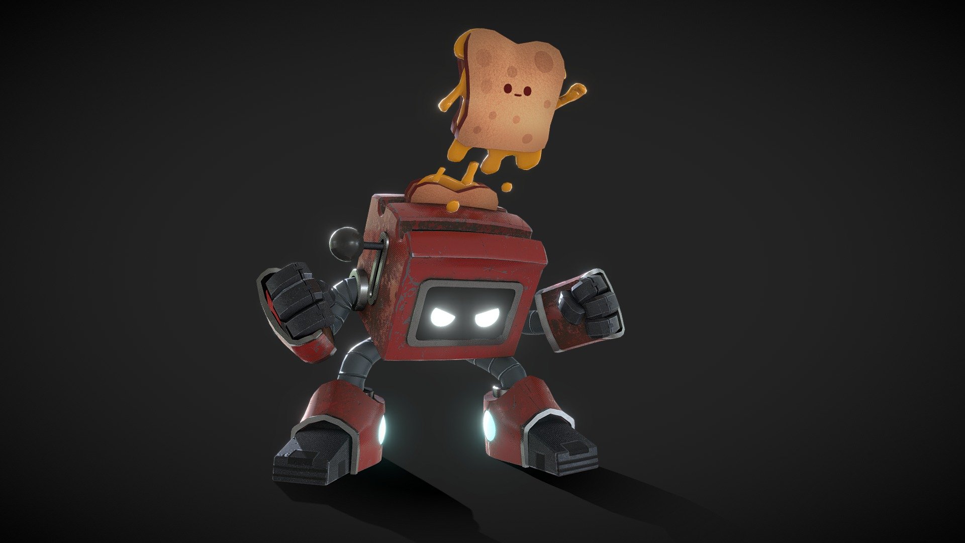 ToastBot - 3D model by FerSalcido [40428ca] - Sketchfab