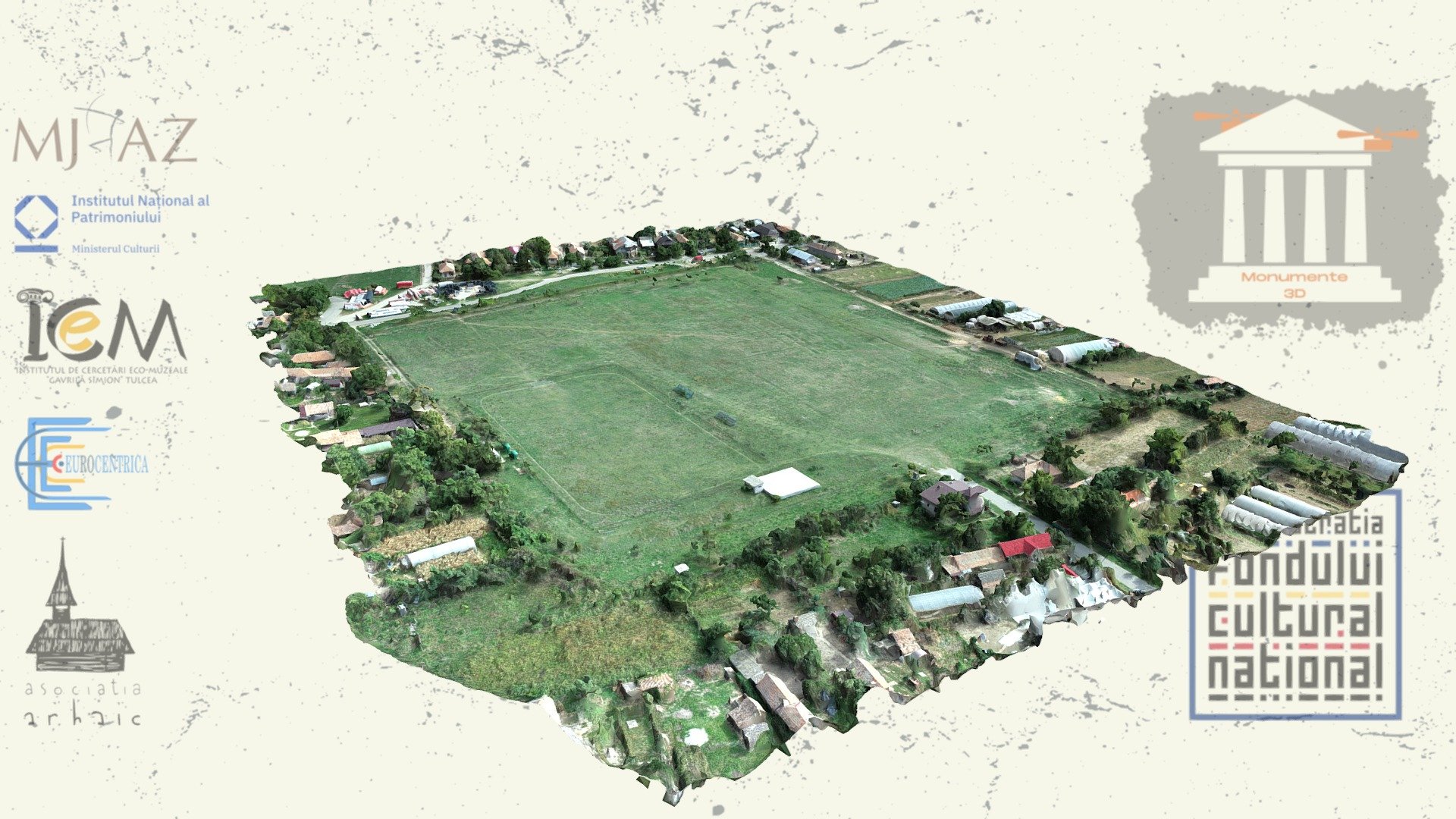 Castrul roman de la Slăveni, județul Olt - Download Free 3D model by ...