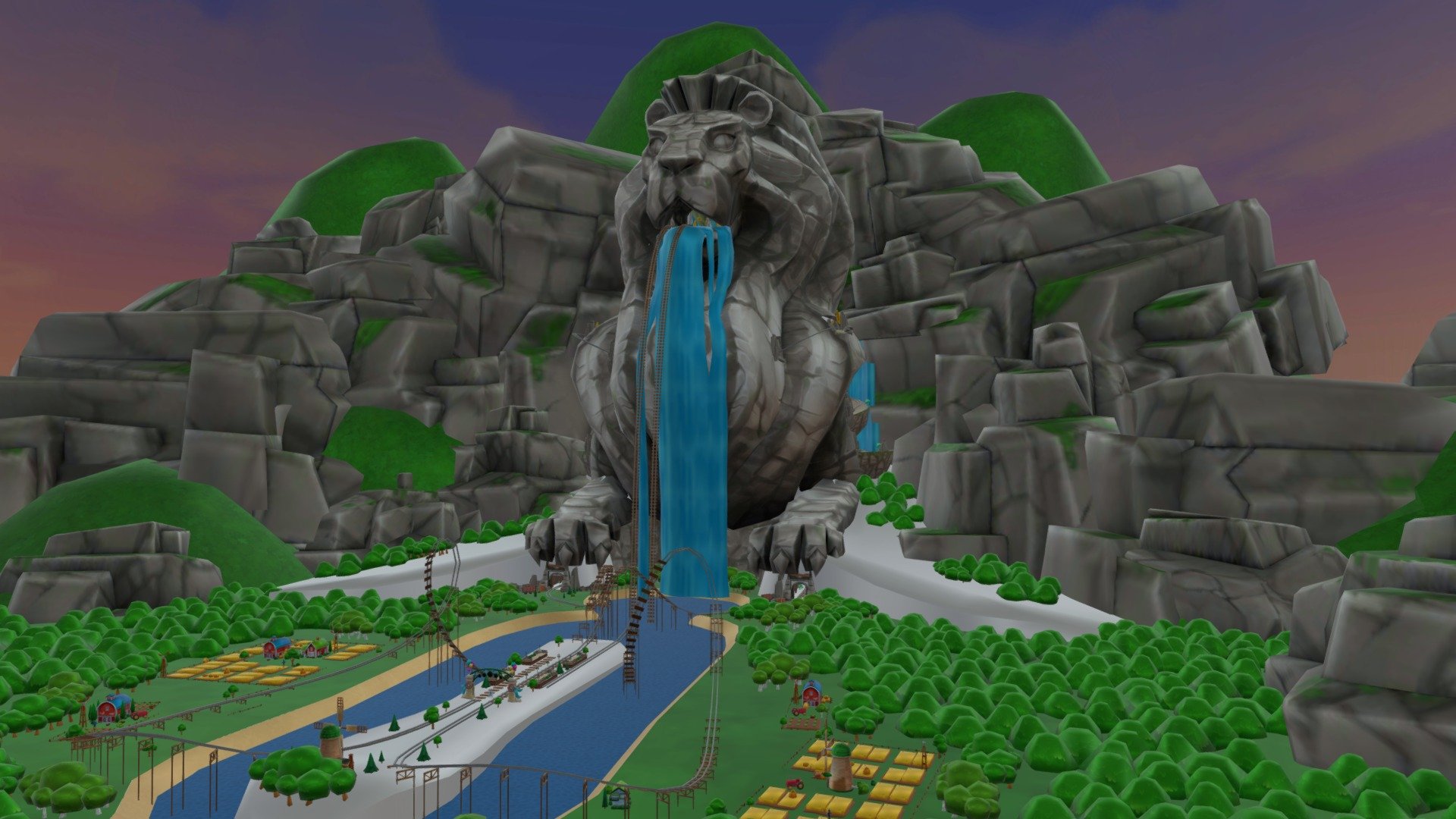 Roaring Falls - Download Free 3D model by Henrystudios03 [4045b51 ...