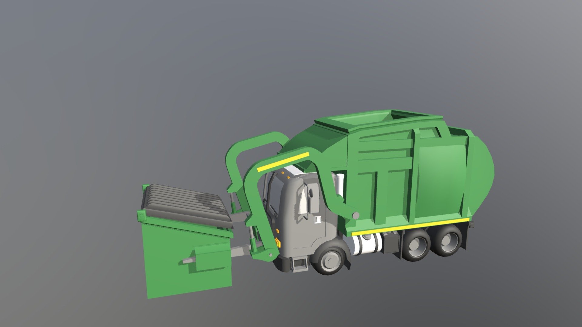Garbage Truck - 3D model by chrisbkreme [40469b0] - Sketchfab