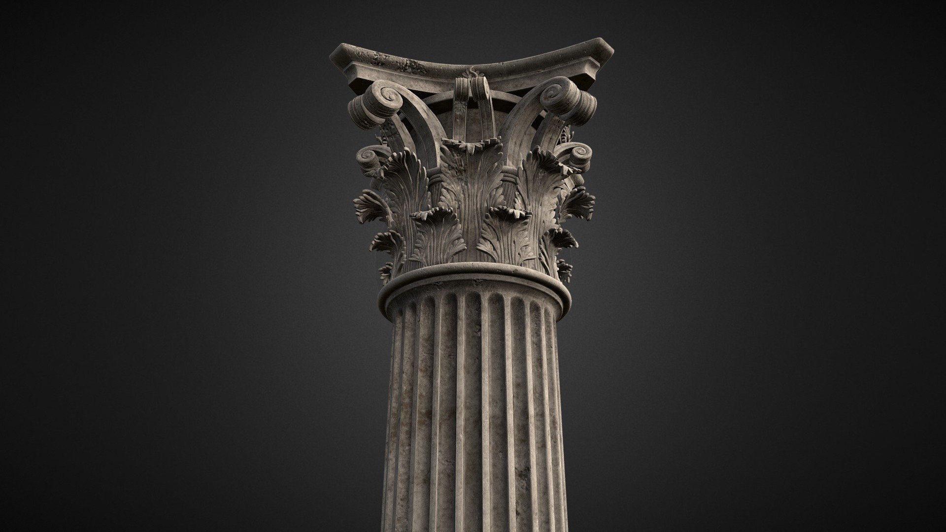 Ancient Corinthian Column - Buy Royalty Free 3D model by Alexandru ...
