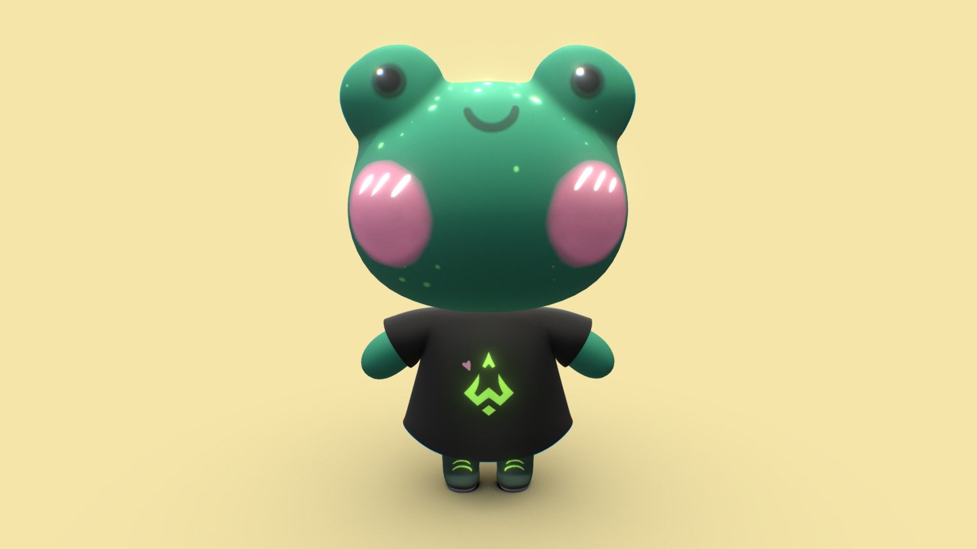 Wizy the Frog - 3D model by estheerantonin [404a86f] - Sketchfab