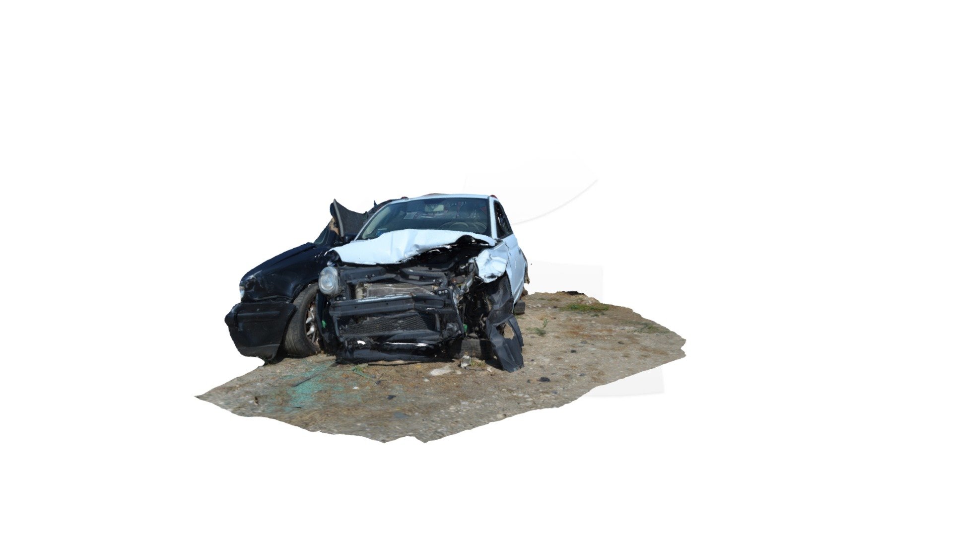 Car accident scene - 3D model by 3dflow [404ac86] - Sketchfab