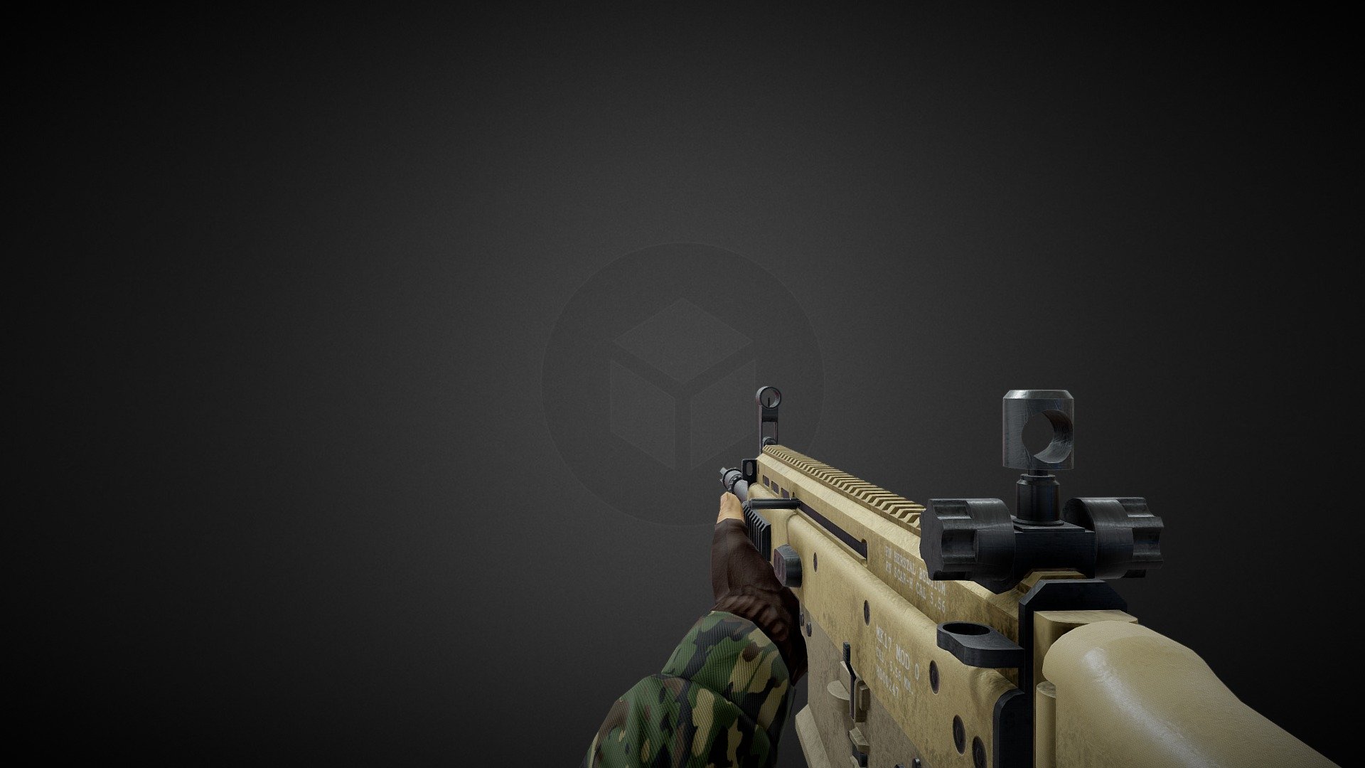 Scar-H First-Person (FPS) Animated - Download Free 3D model by Jainesh ...