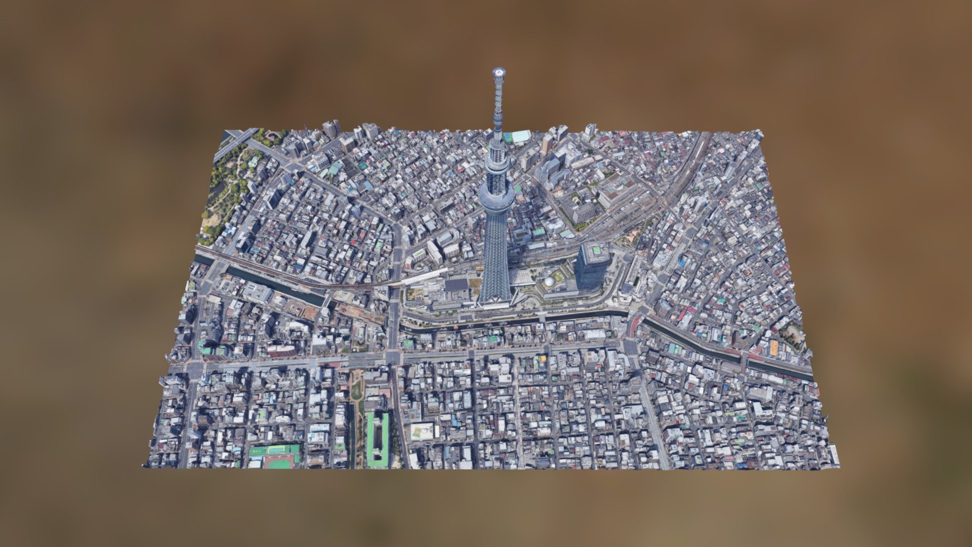 Tokyo Sky Tree（東京天空樹） - 3D model by Yang (@bluepaint0218) [404c1f2 ...