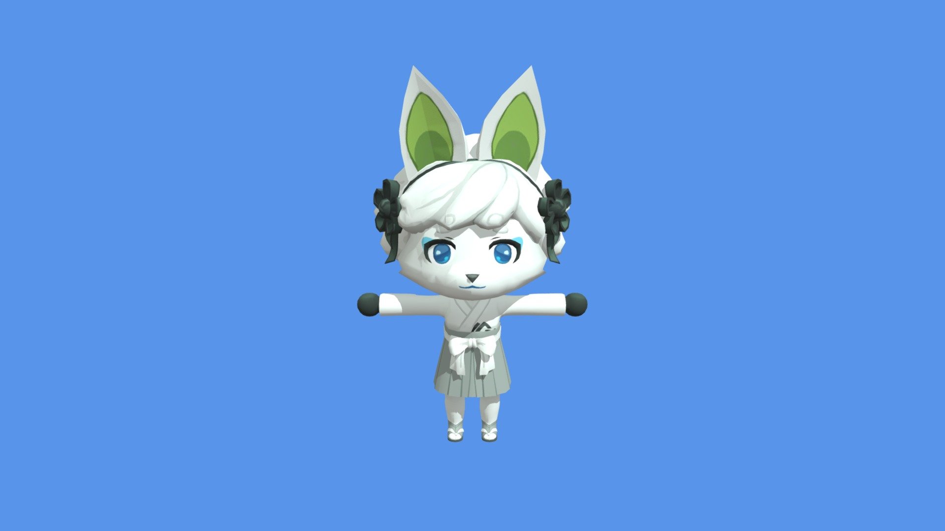 [Squishy Mascot] Sachi the Spirit Fox - Download Free 3D model by Kion (@kion_dgl) [404c20e ...