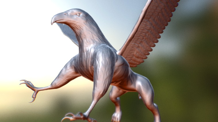 SculptJanuary#26 Griffin - Download Free 3D model by aunpyz [404faea ...
