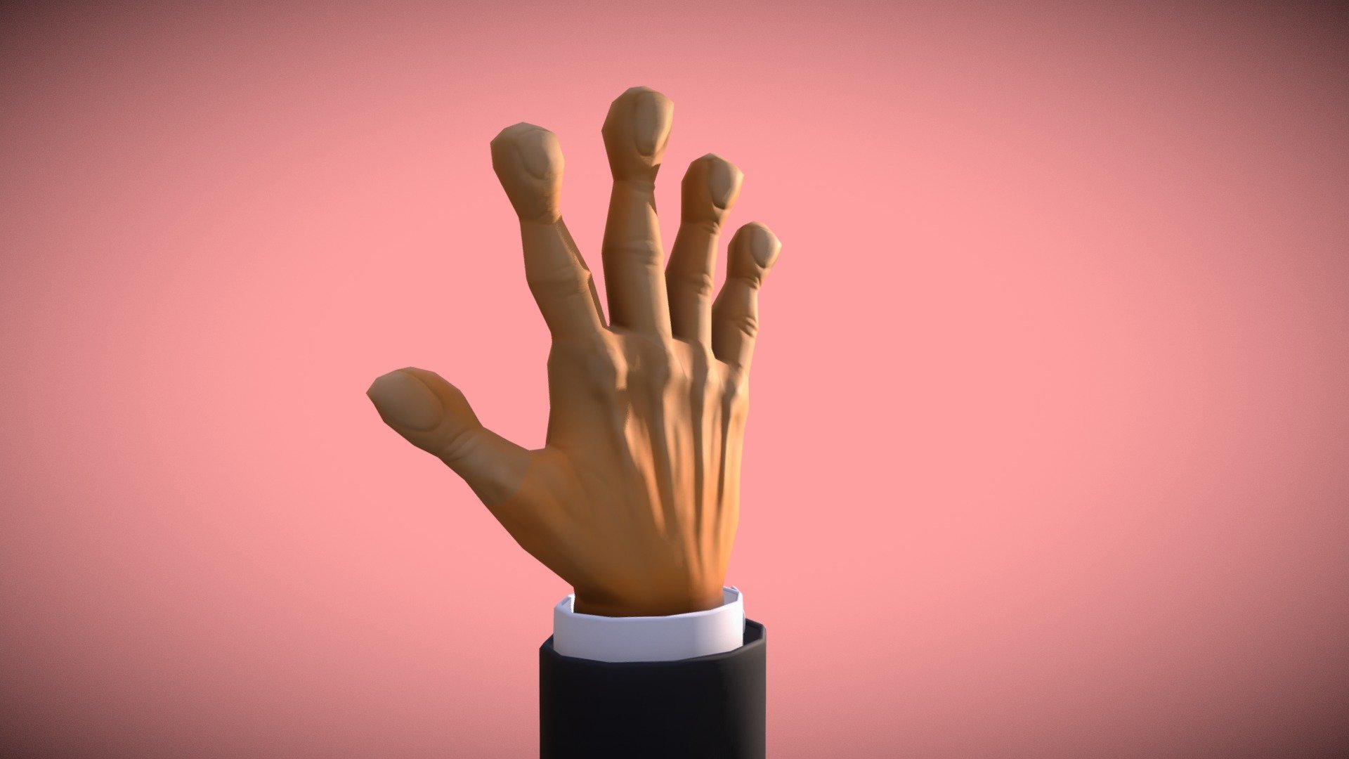 Talk to the hand! - 3D model by Polnareff [404fd42] - Sketchfab