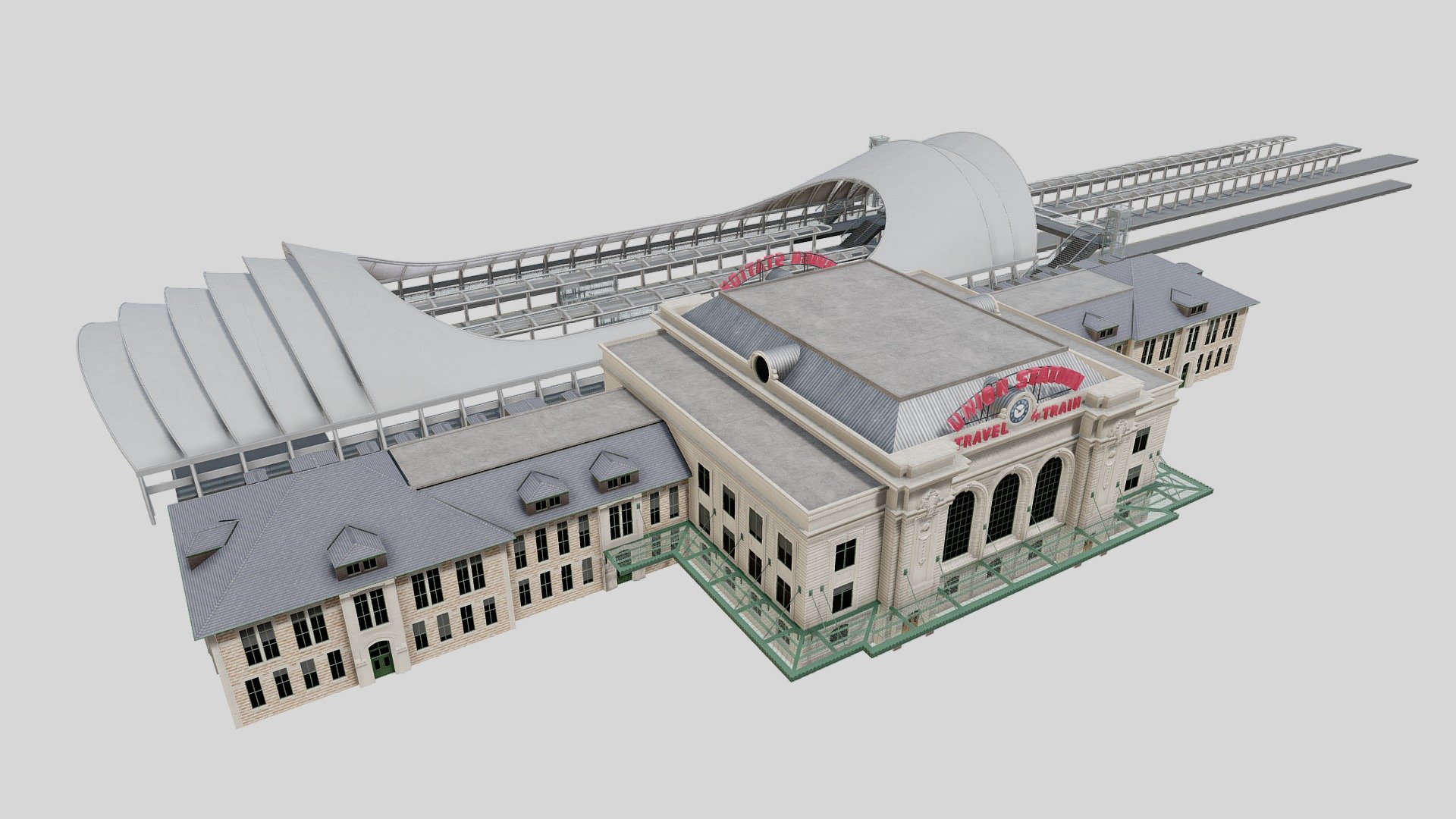 Denver Union Station - Buy Royalty Free 3D model by Macwelshman ...