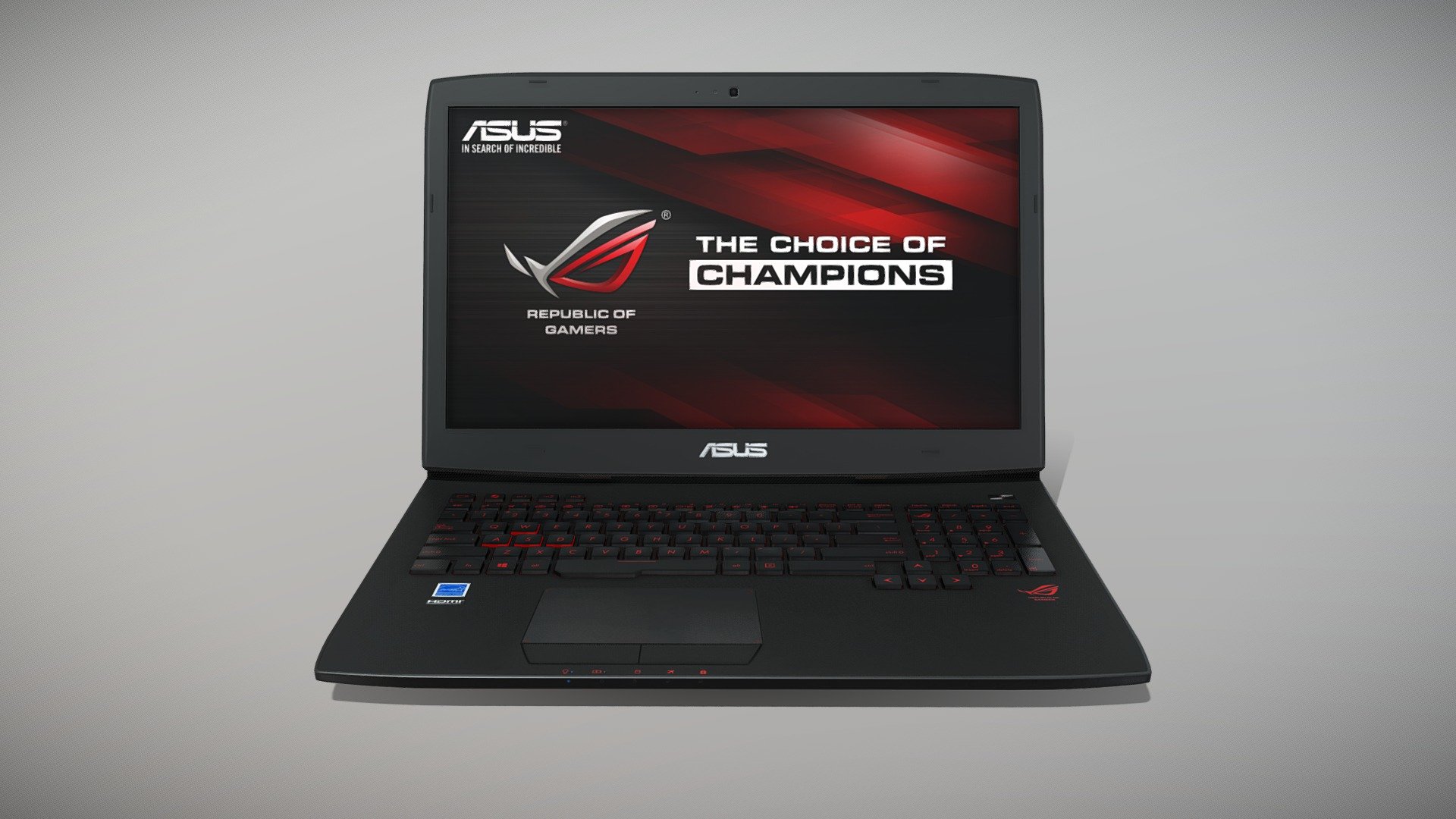 Asus ROG G751JY gaming laptop - Buy Royalty Free 3D model by ...