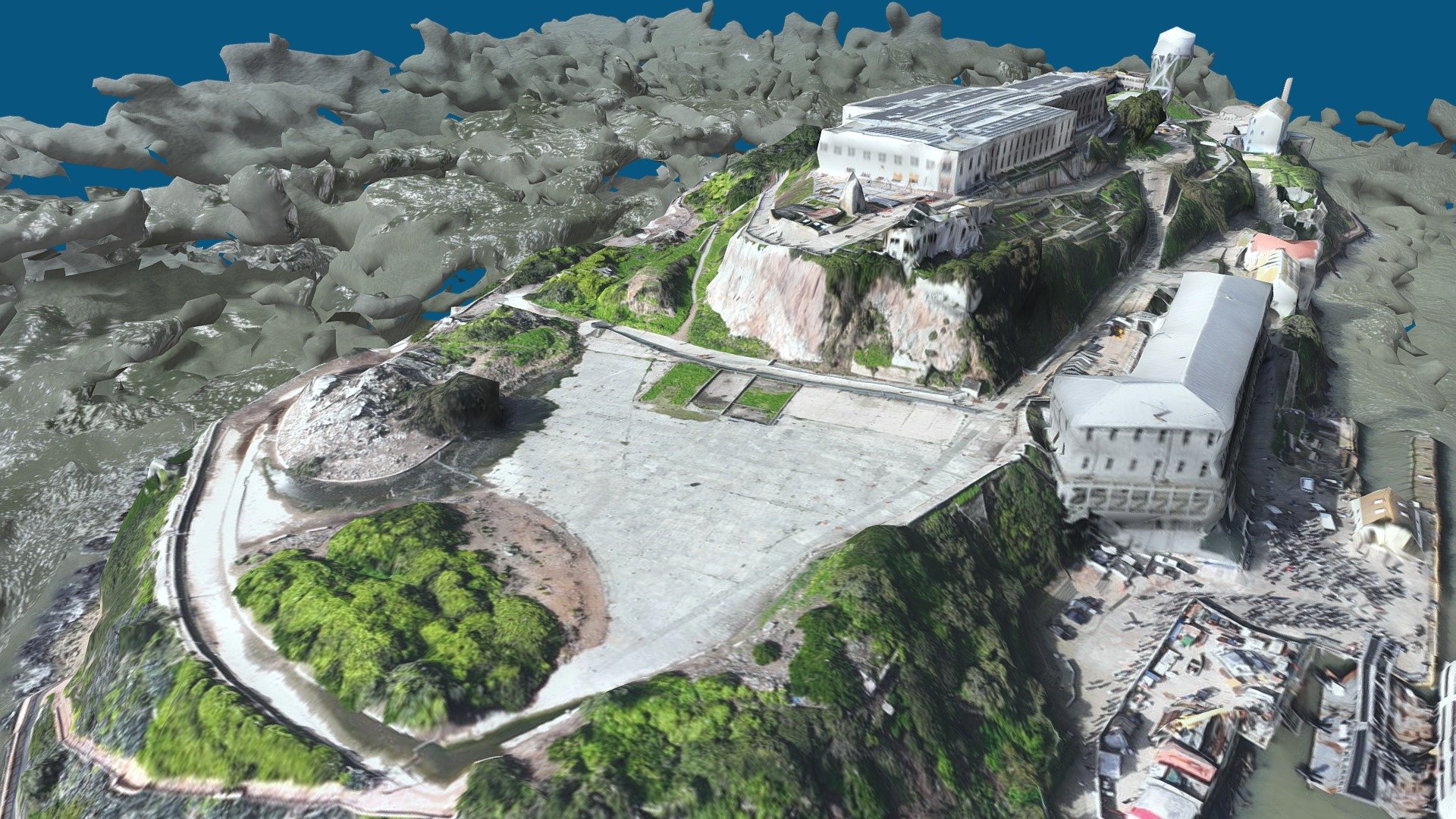 Alcatraz Island – High-Resolution 3D Model - 3D model by Jeff_Dunworth ...