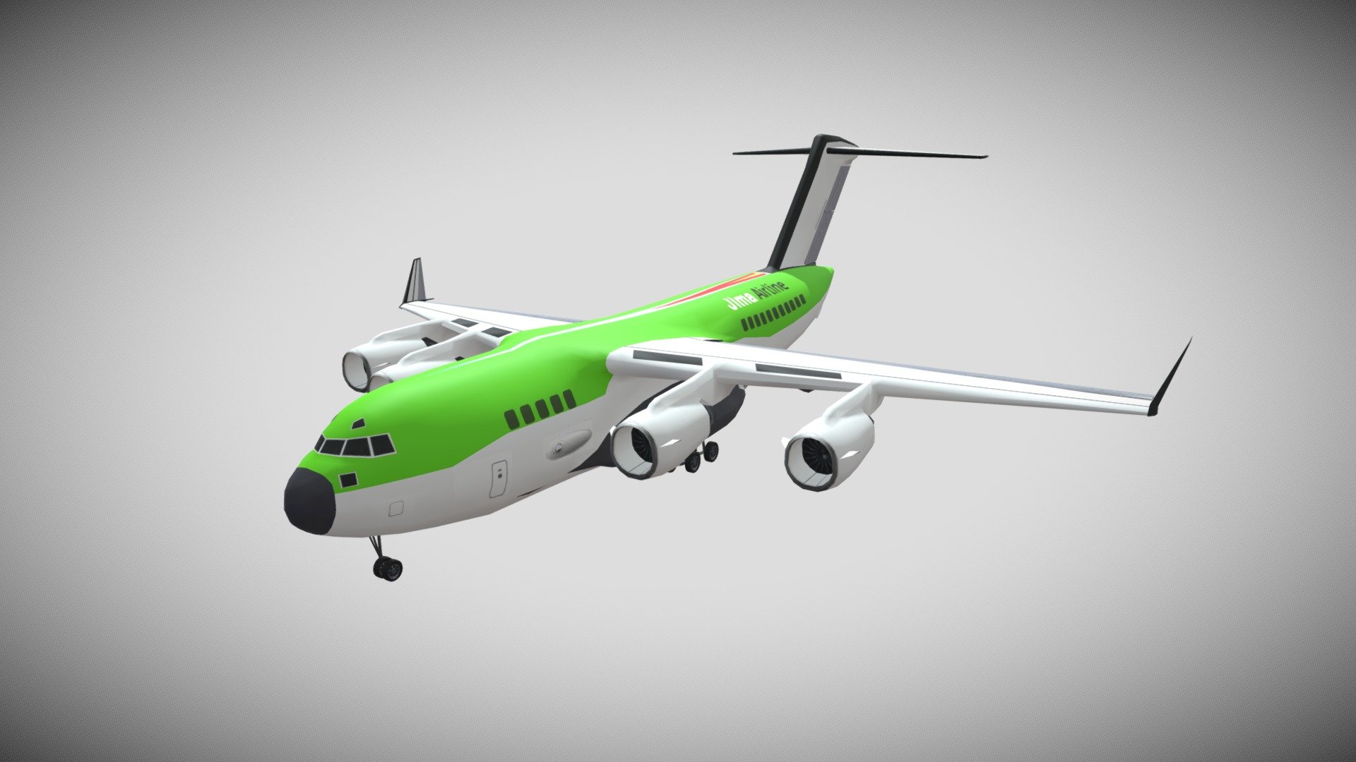 Low Poly Air Plane - 3D model by Wasi204 (@hafizzwaseem88) [405584f ...
